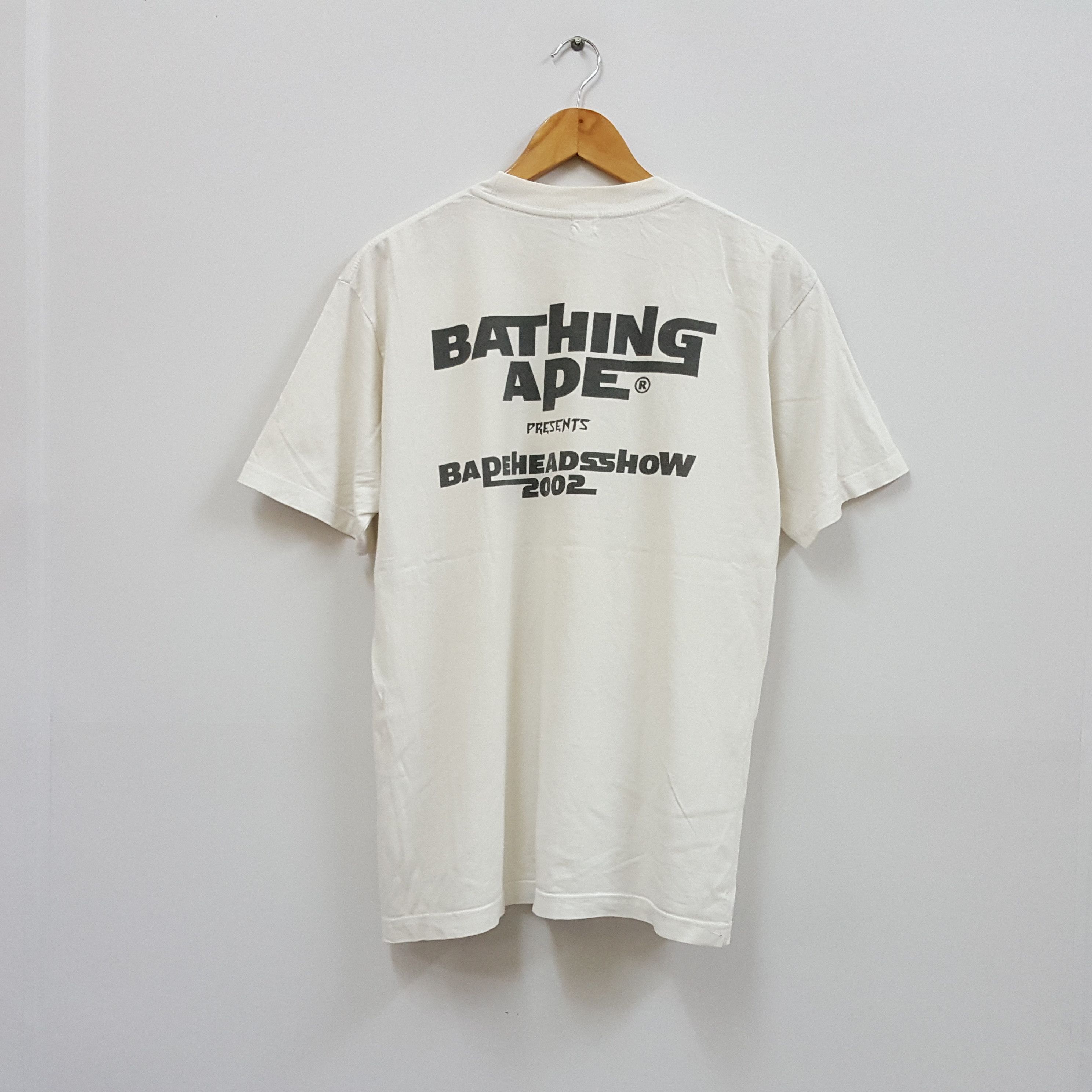 Bape Vintage BAPE A BATHING APE X BABY MILO Bapeheadsshow 2002 nice ...