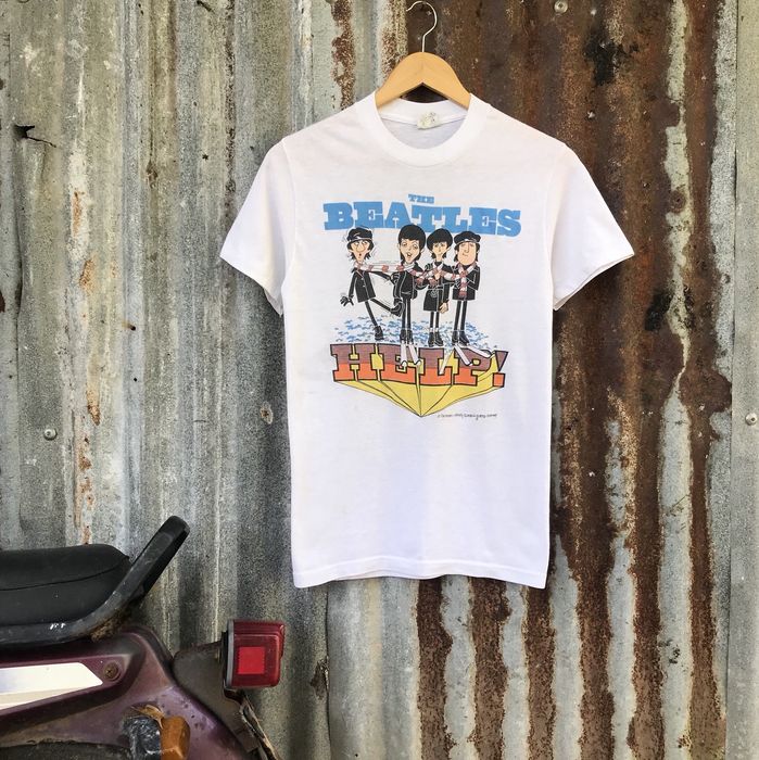 Vintage Vintage rare 1982 the beatles help band shirt with deadstock ...