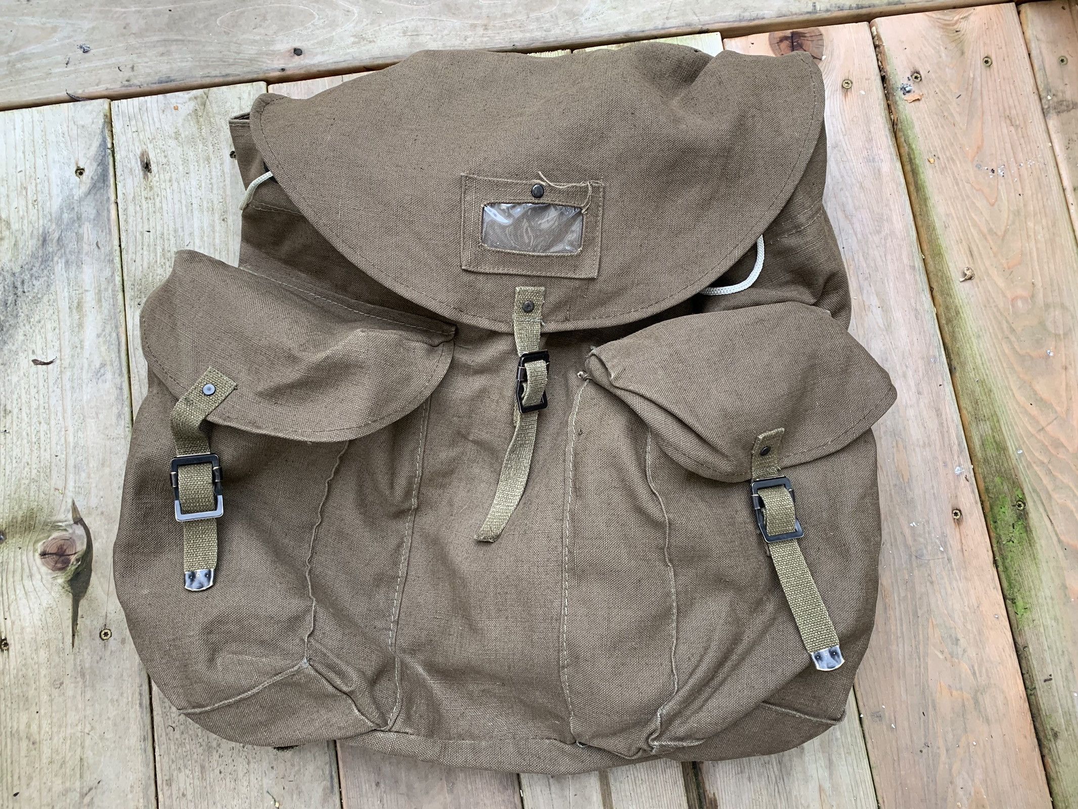 Vintage 1980s Italian Military Rucksack | Grailed