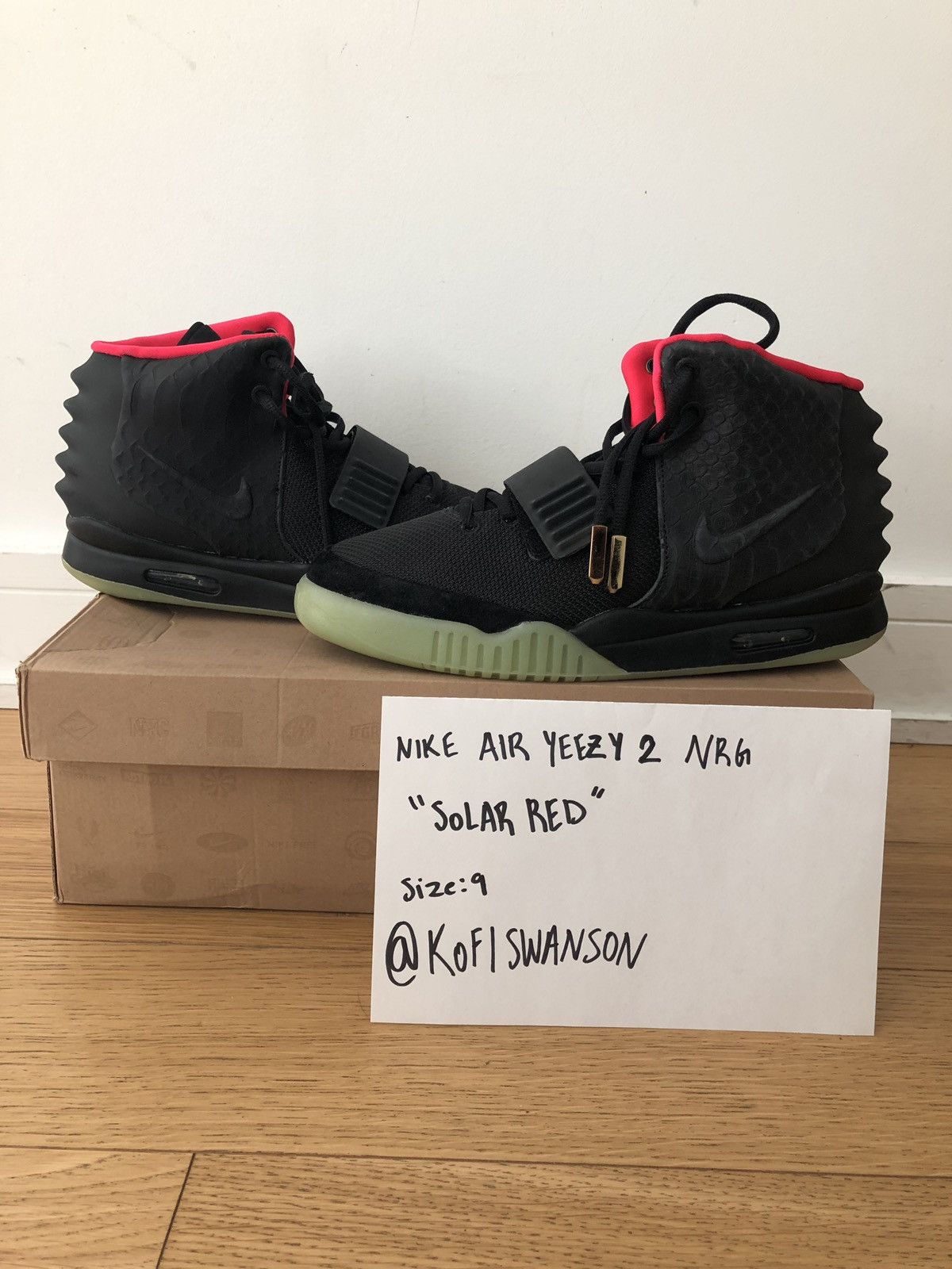 Nike Air Yeezy 2 NRG ‘Solar Red’ | Grailed