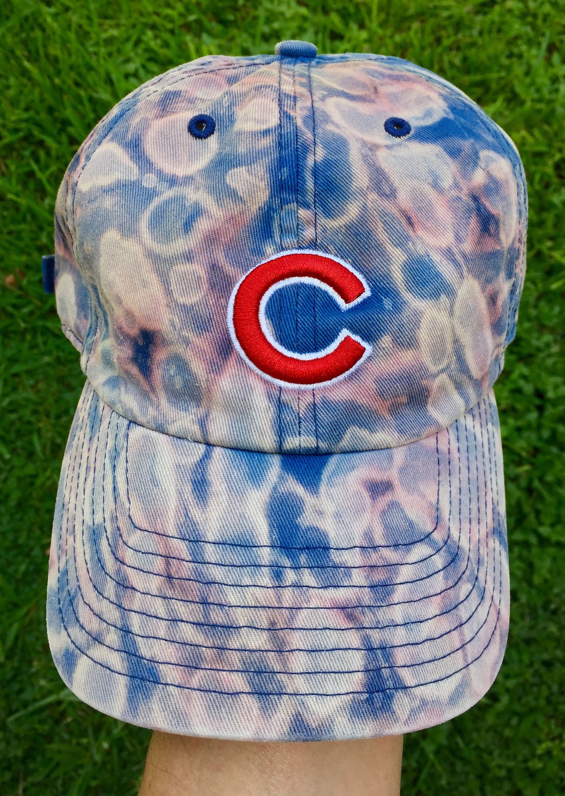 Vintage Chicago Cubs Logo Acid Wash Strap Hat | Grailed
