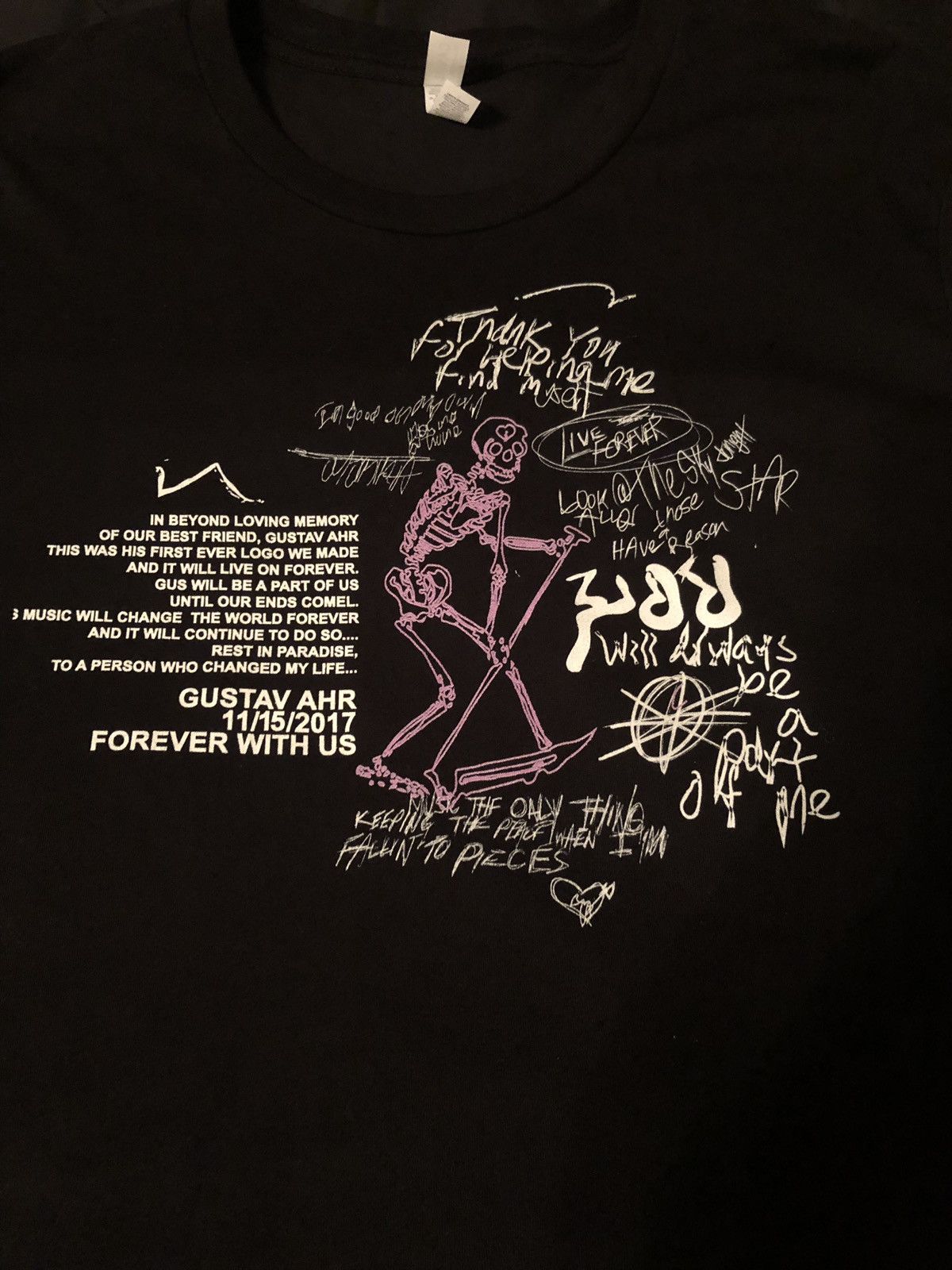 LIL PEEP RARE LIL PEEP OG SCHEMAPOSSE SHIRT | Grailed