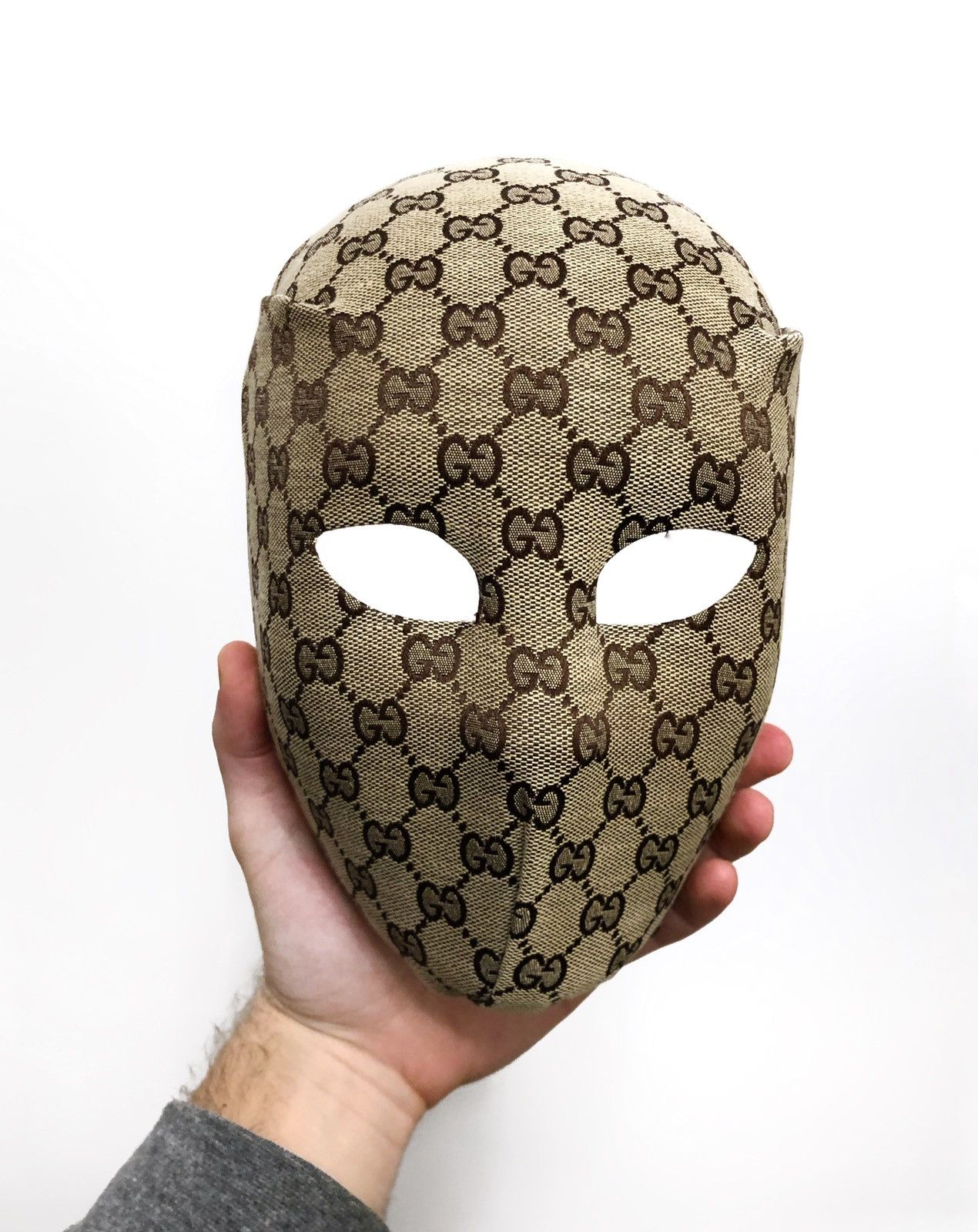 Gucci Gucci Face Mask Custom Made From Vintage Monogram Bag | Grailed