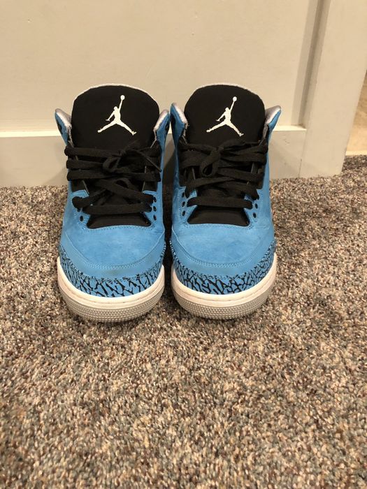 Jordan Brand Air Jordan Powder Blue 3’s | Grailed