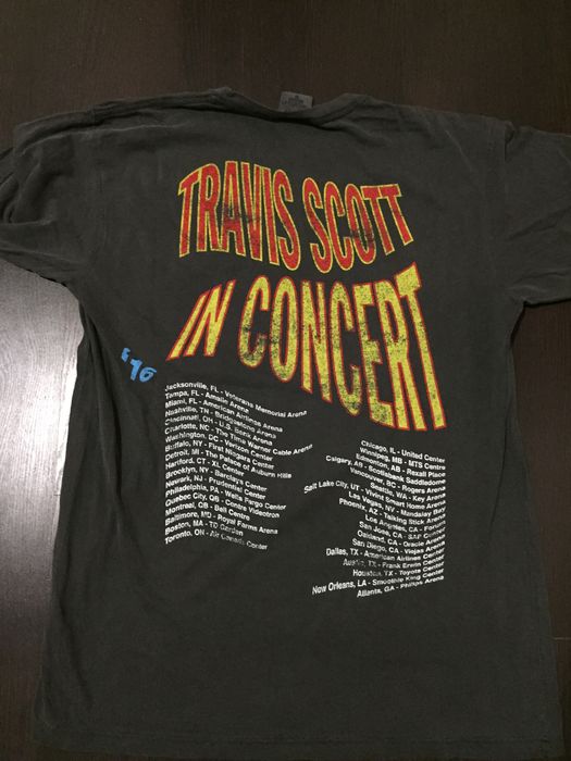 Travis Scott travis scott tour t shirt | Grailed