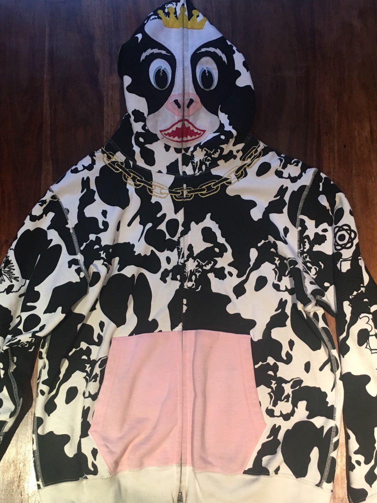 Bape Bape Cow hoodie | Grailed