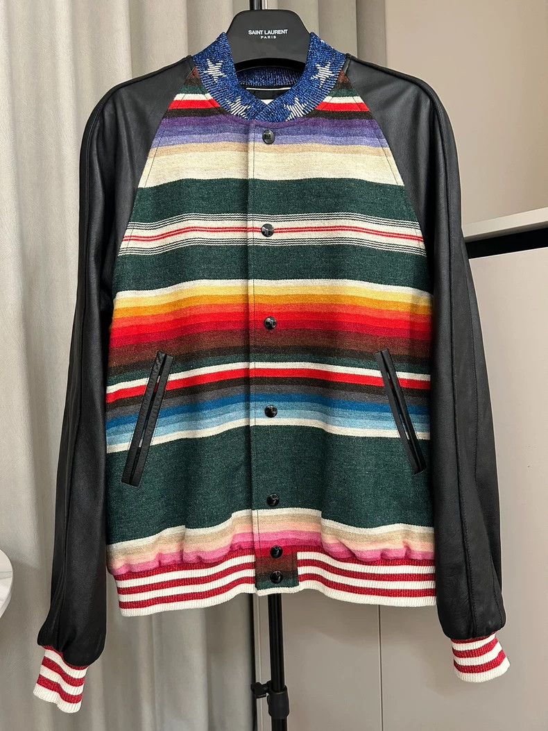 Yves Saint Laurent Saint Laurent Dinosaur Leather Jacket-dmc | Grailed