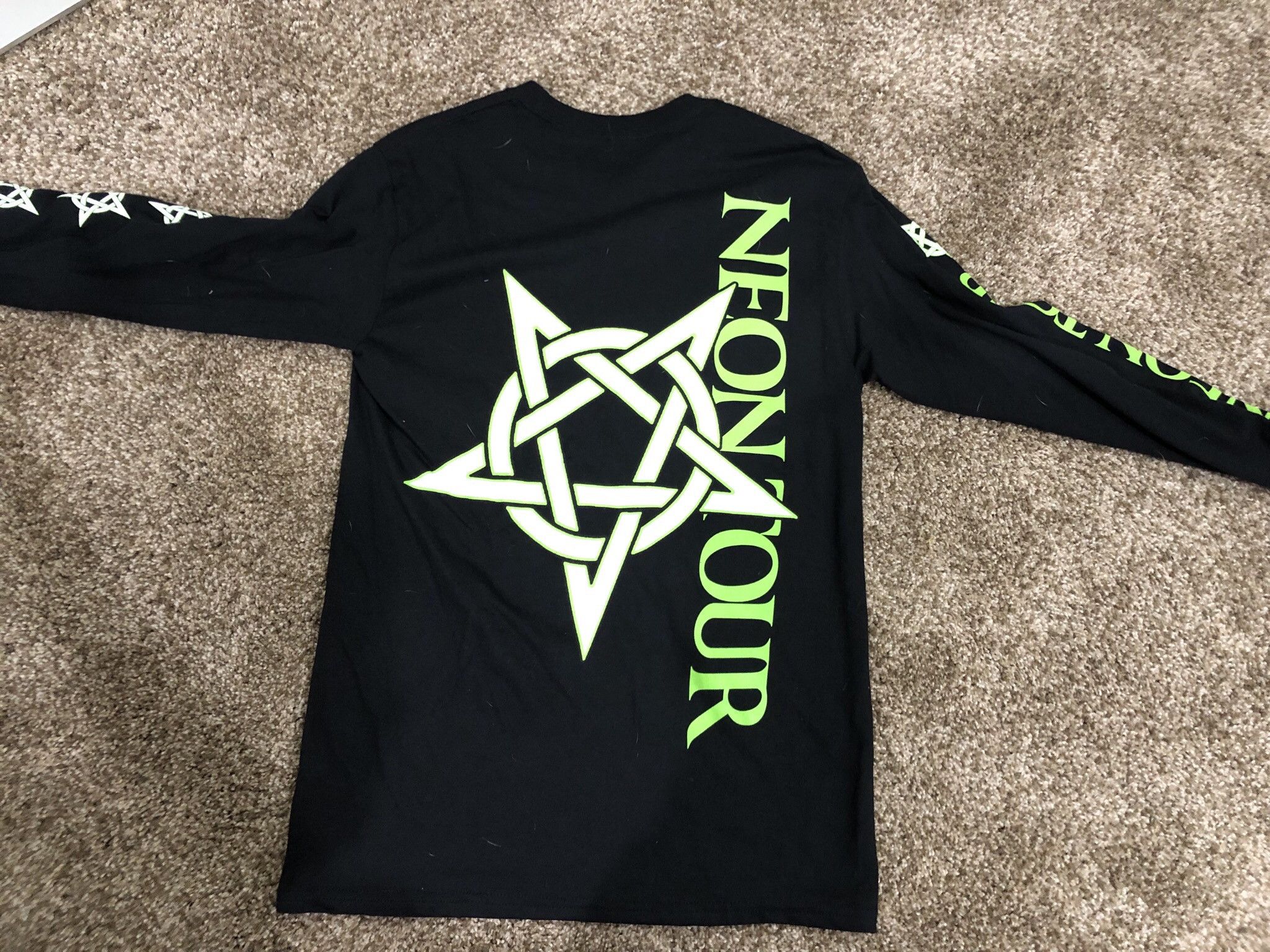Playboi Carti neon tour merch shirt playboi carti | Grailed