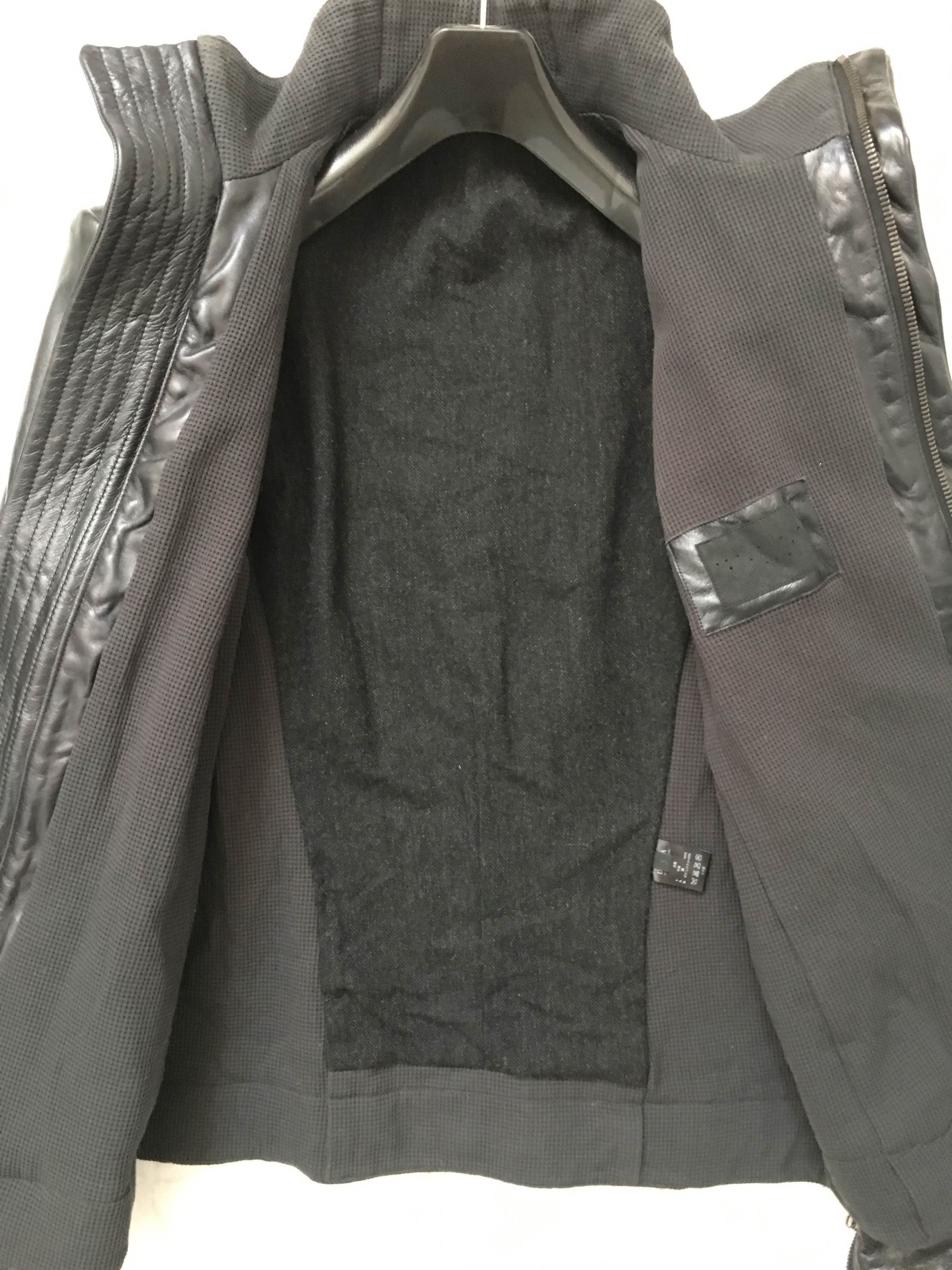 Devoa Tailored Metallic Cow Leather Jacket | Grailed