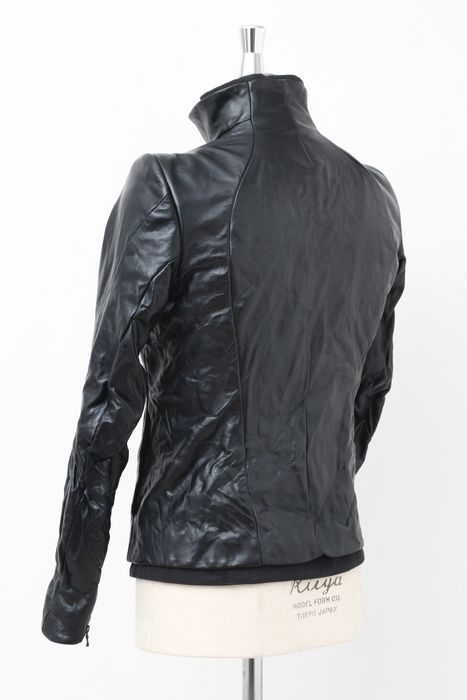Devoa Tailored Metallic Cow Leather Jacket | Grailed