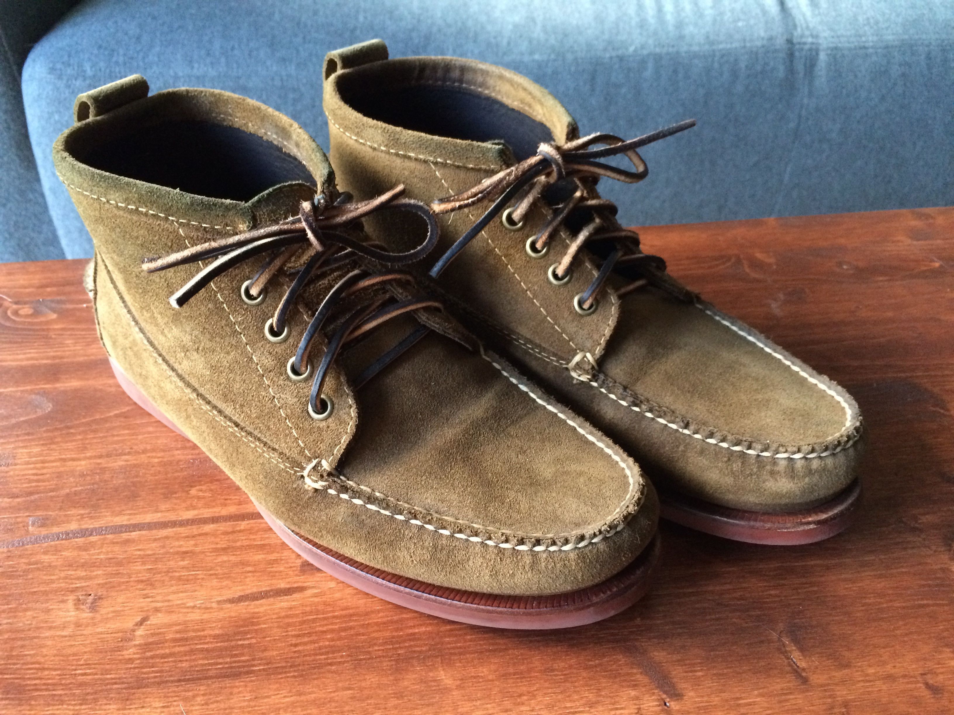 L.L. Bean Jackman Ranger Moc in Olive | Grailed