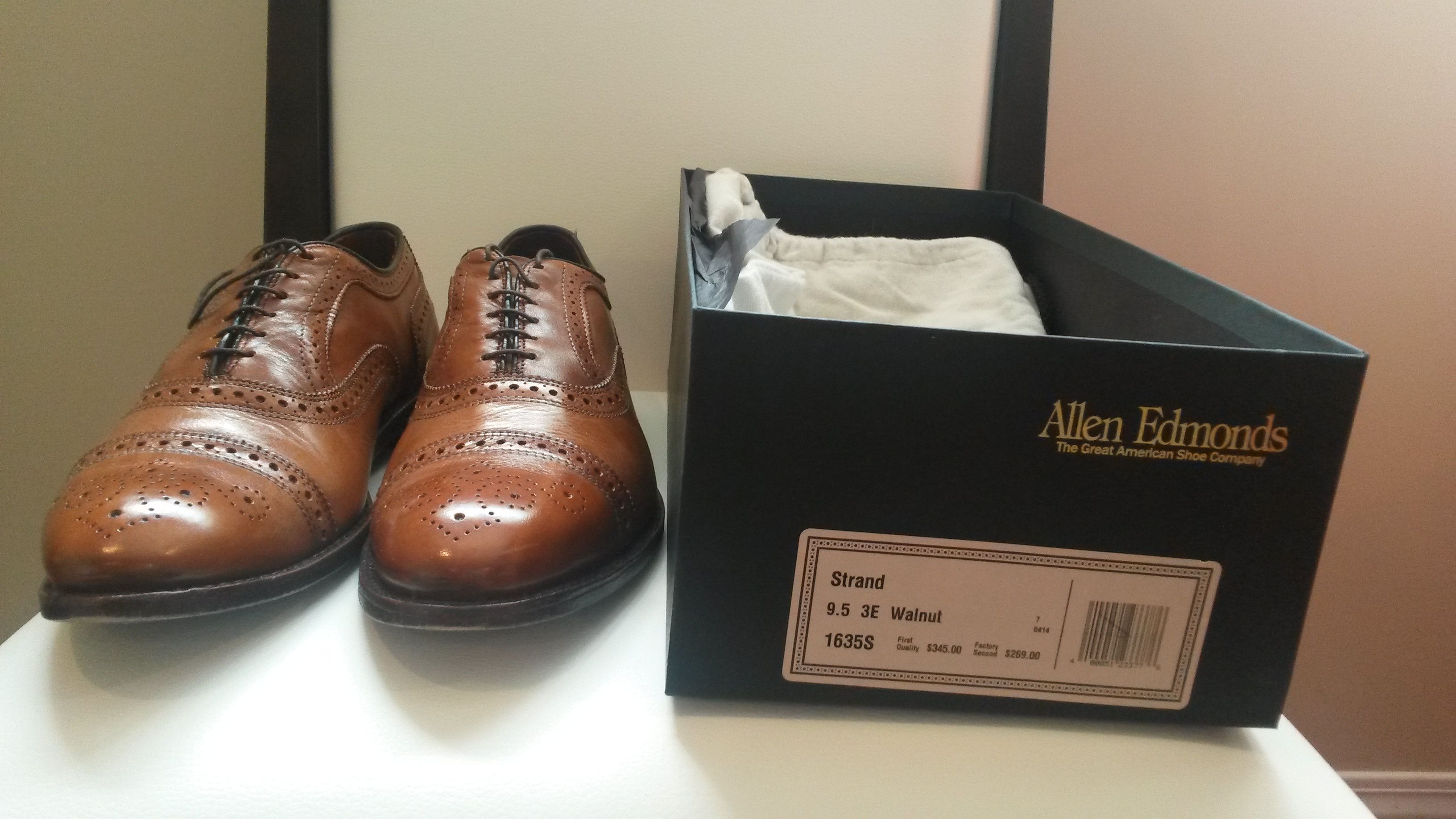 Allen Edmonds Strand 9.5 EEE | Grailed