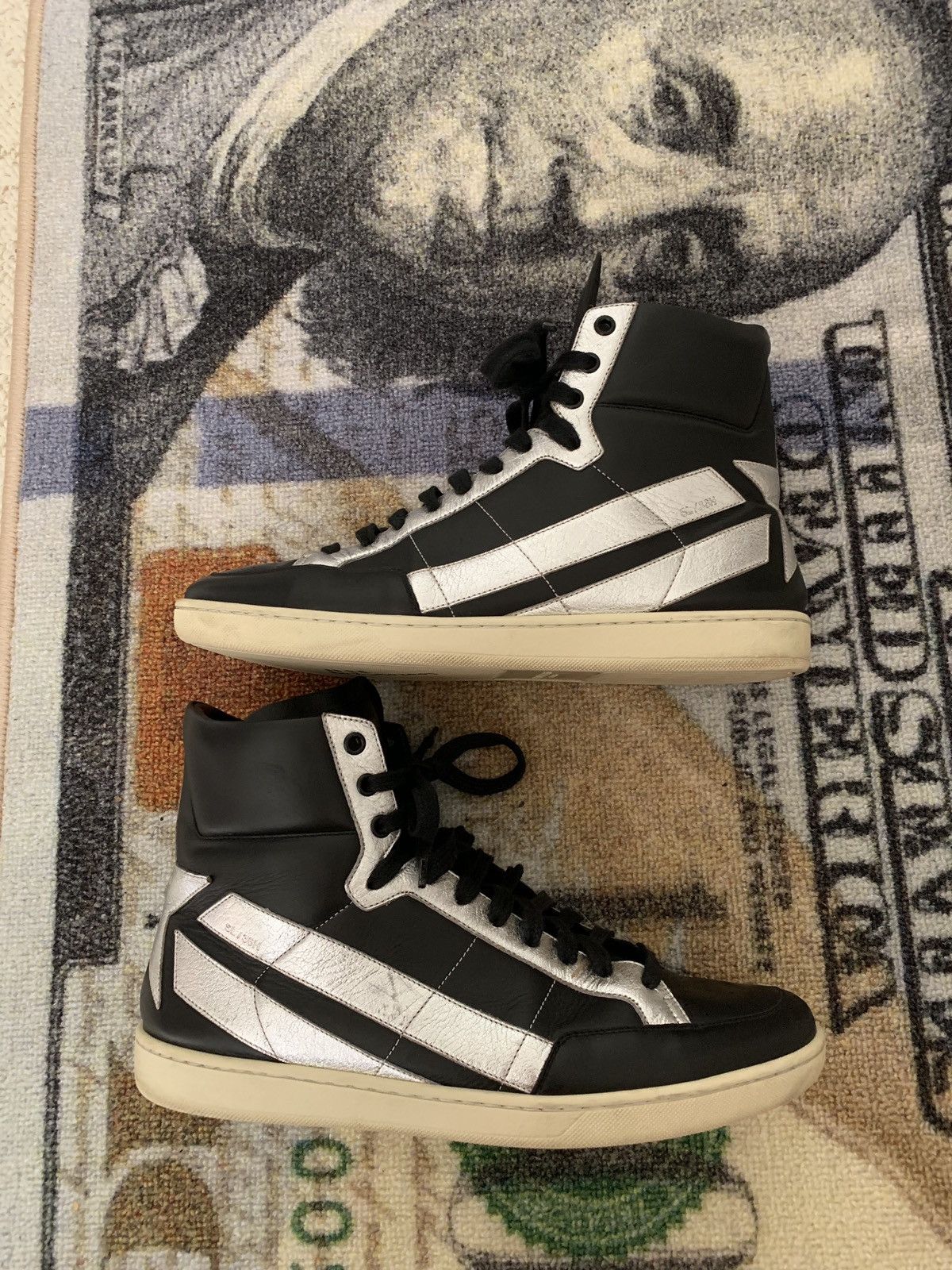 Saint Laurent Paris YSL Court Classic High “Black” | Grailed