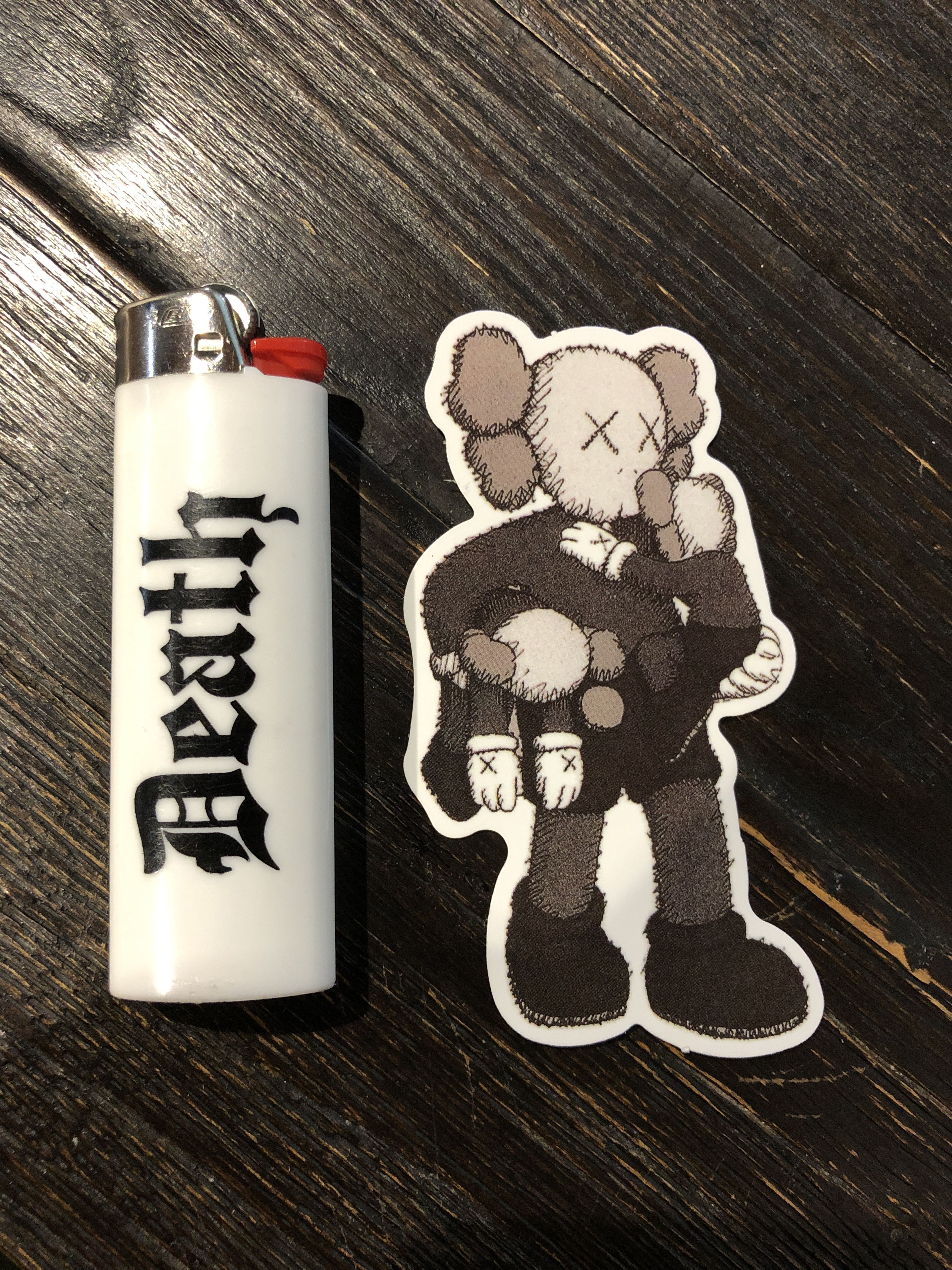 Kaws Clean Slate Companion Sticker | Grailed