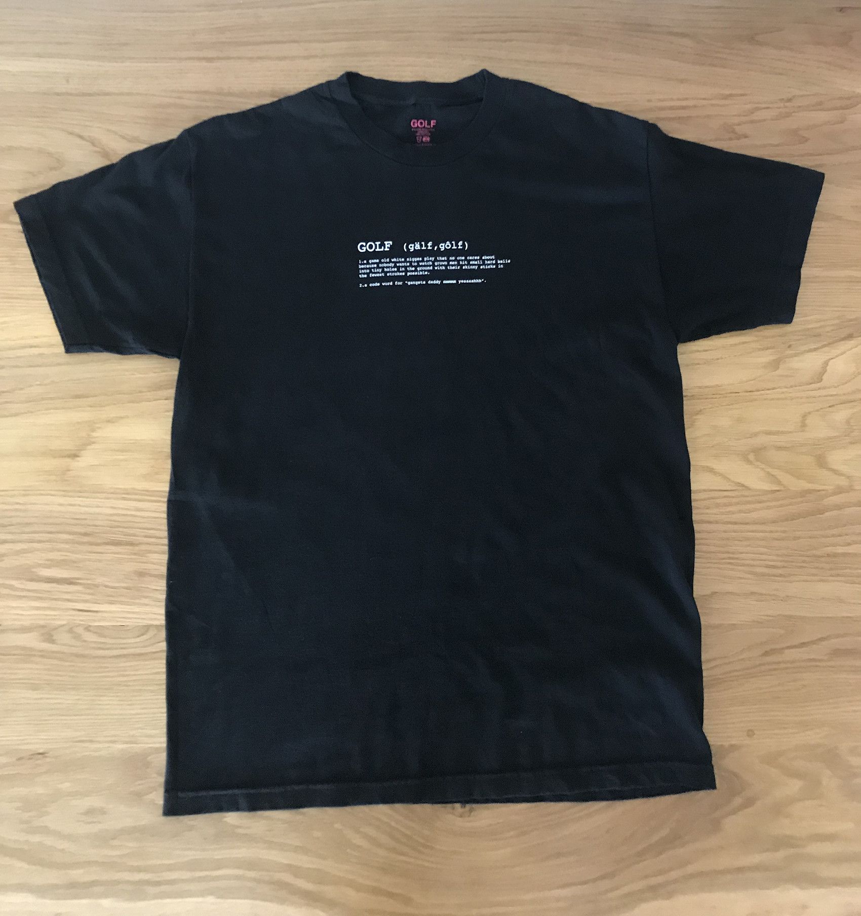 Golf Wang RARE GOLF WANG Banned DEFINITION Tshirt Never made production ...