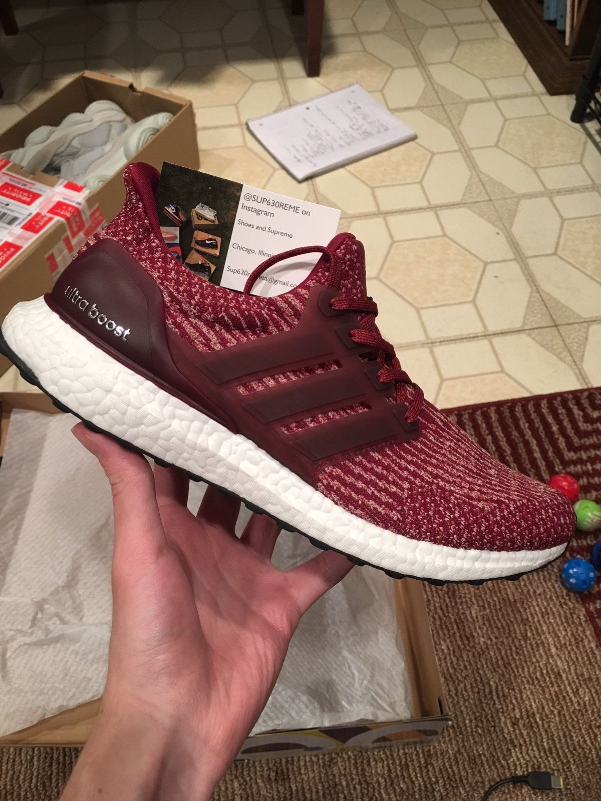 Adidas Ultra Boost 3.0 Burgundy “Ground Beef” | Grailed