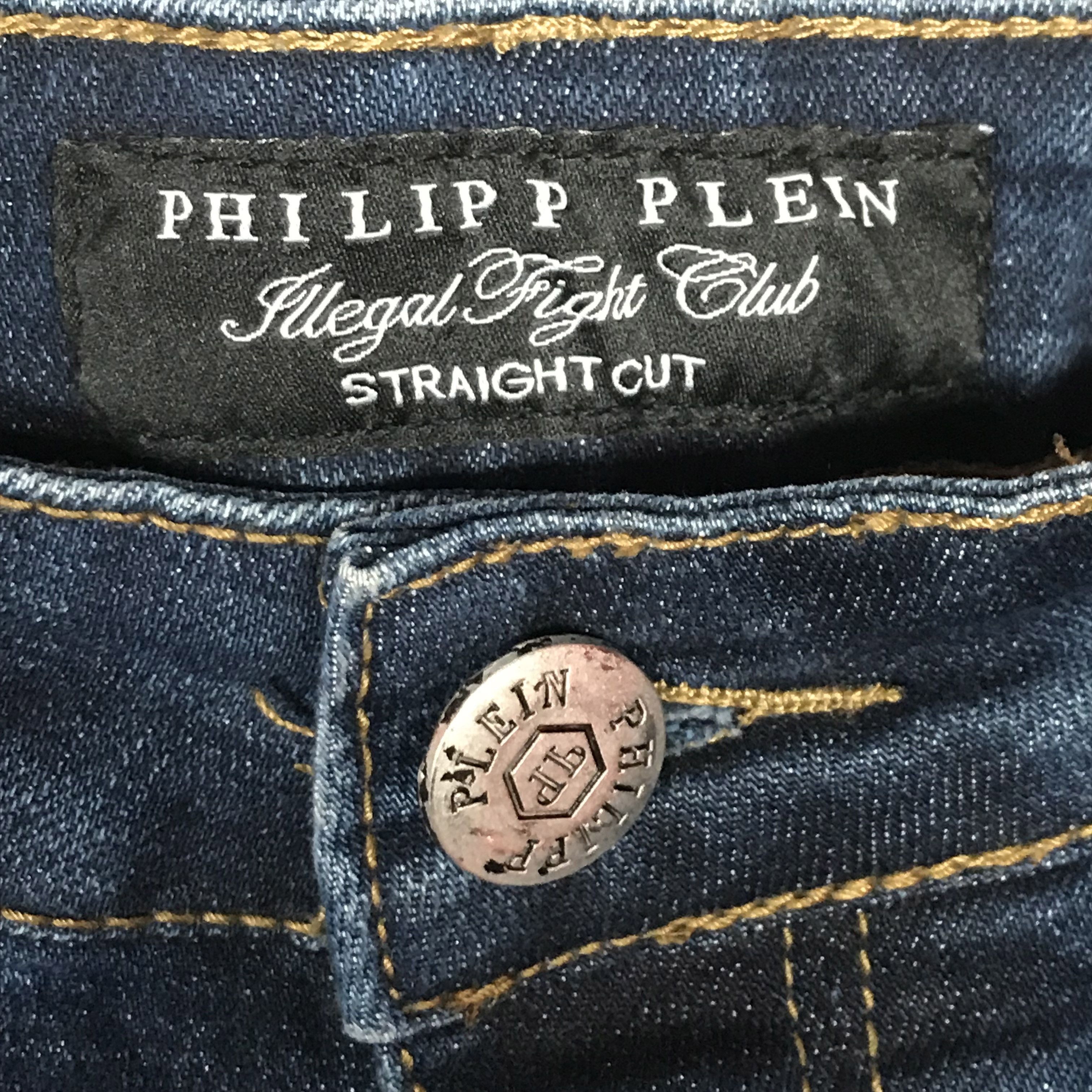 Philipp Plein PHILLIPP PLEIN ILLEGAL FIGHT CLUB Straight Cut Button Fly ...