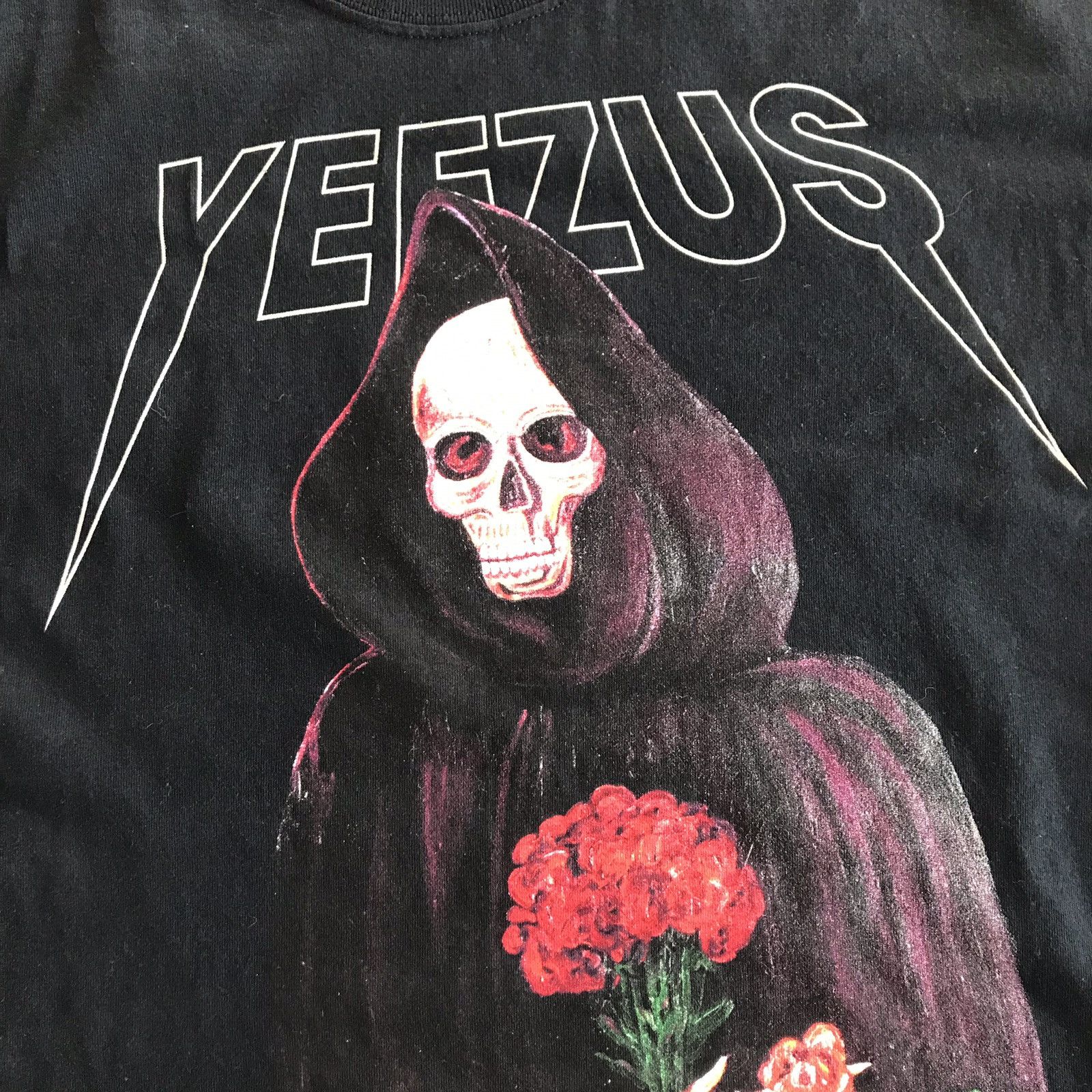 Kanye West Yeezus Tour Tee Rose Reaper ORIGINAL TOUR MERCH | Grailed
