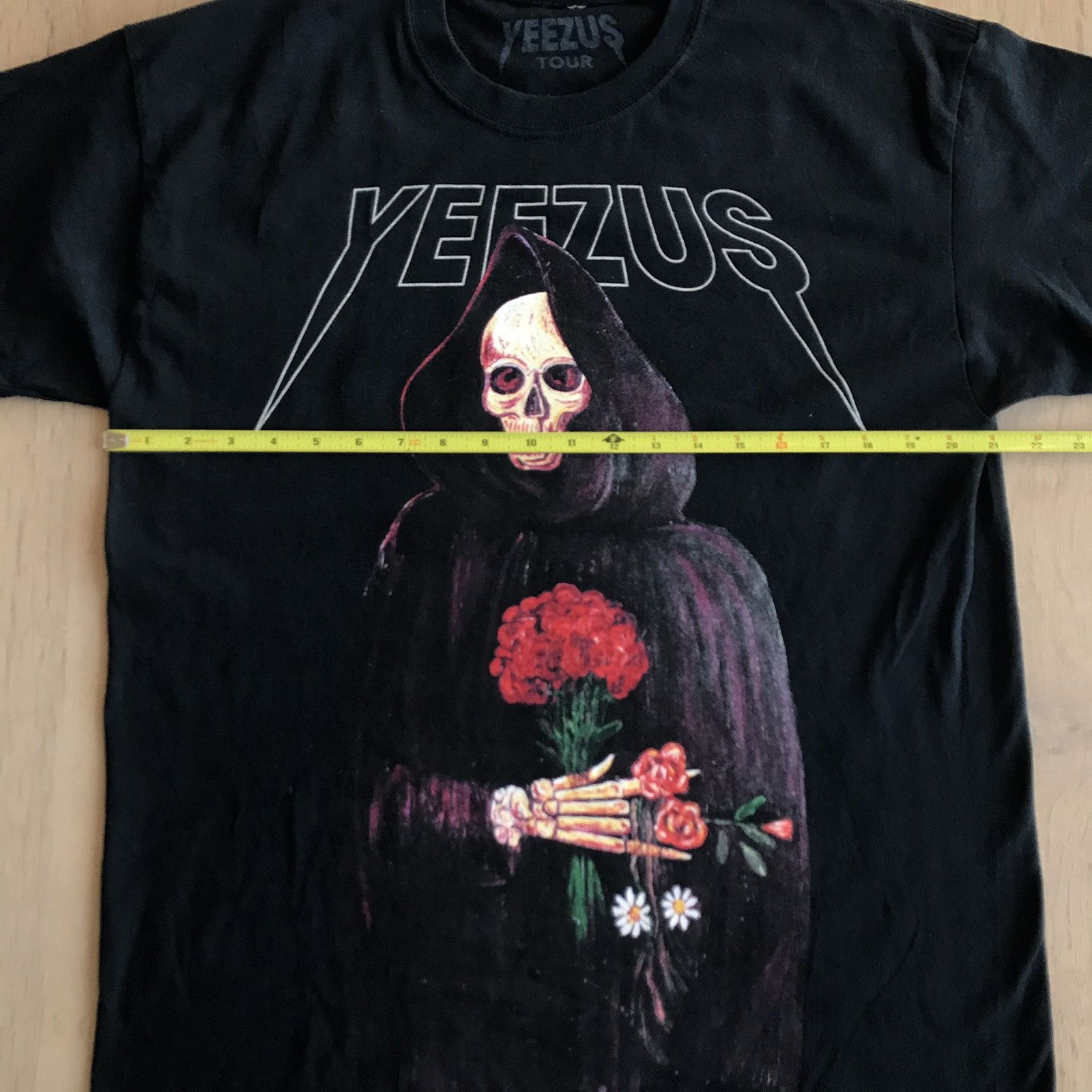 Kanye West Yeezus Tour Tee Rose Reaper ORIGINAL TOUR MERCH | Grailed