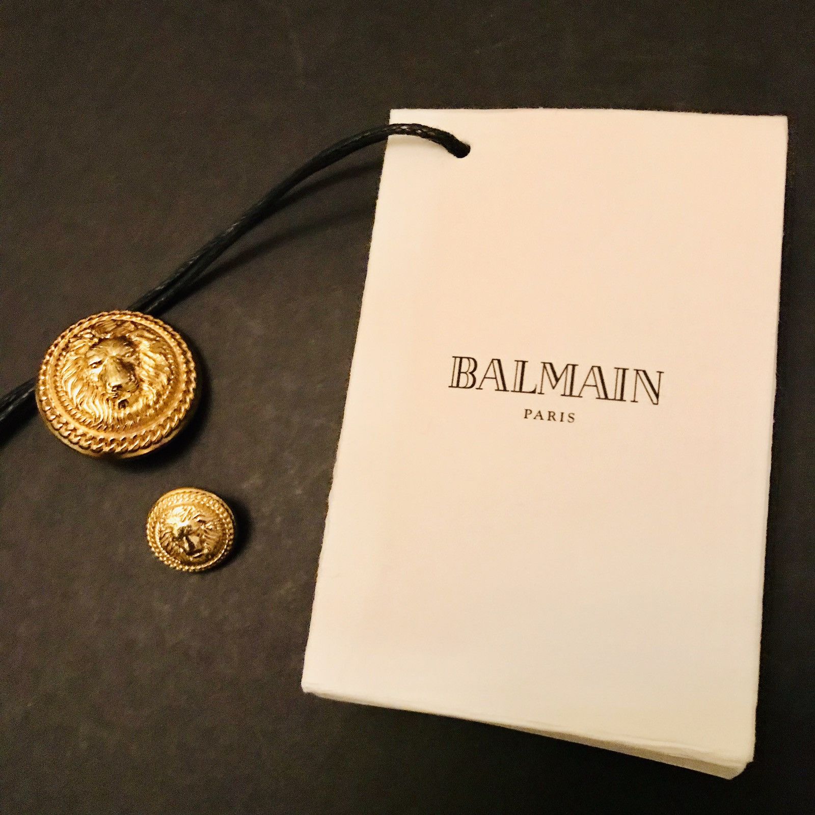Balmain Gold Extra Buttons | Grailed