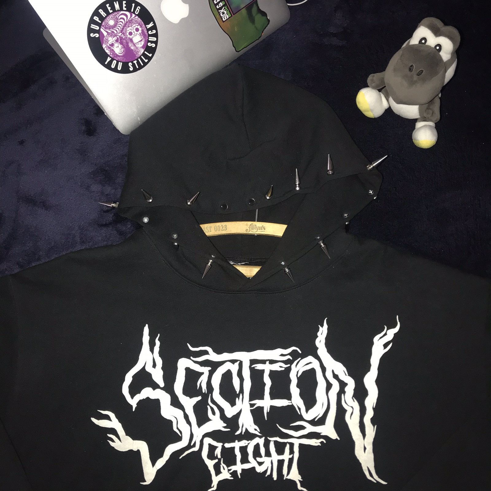 Section 8 Spiked Hoodie | Grailed