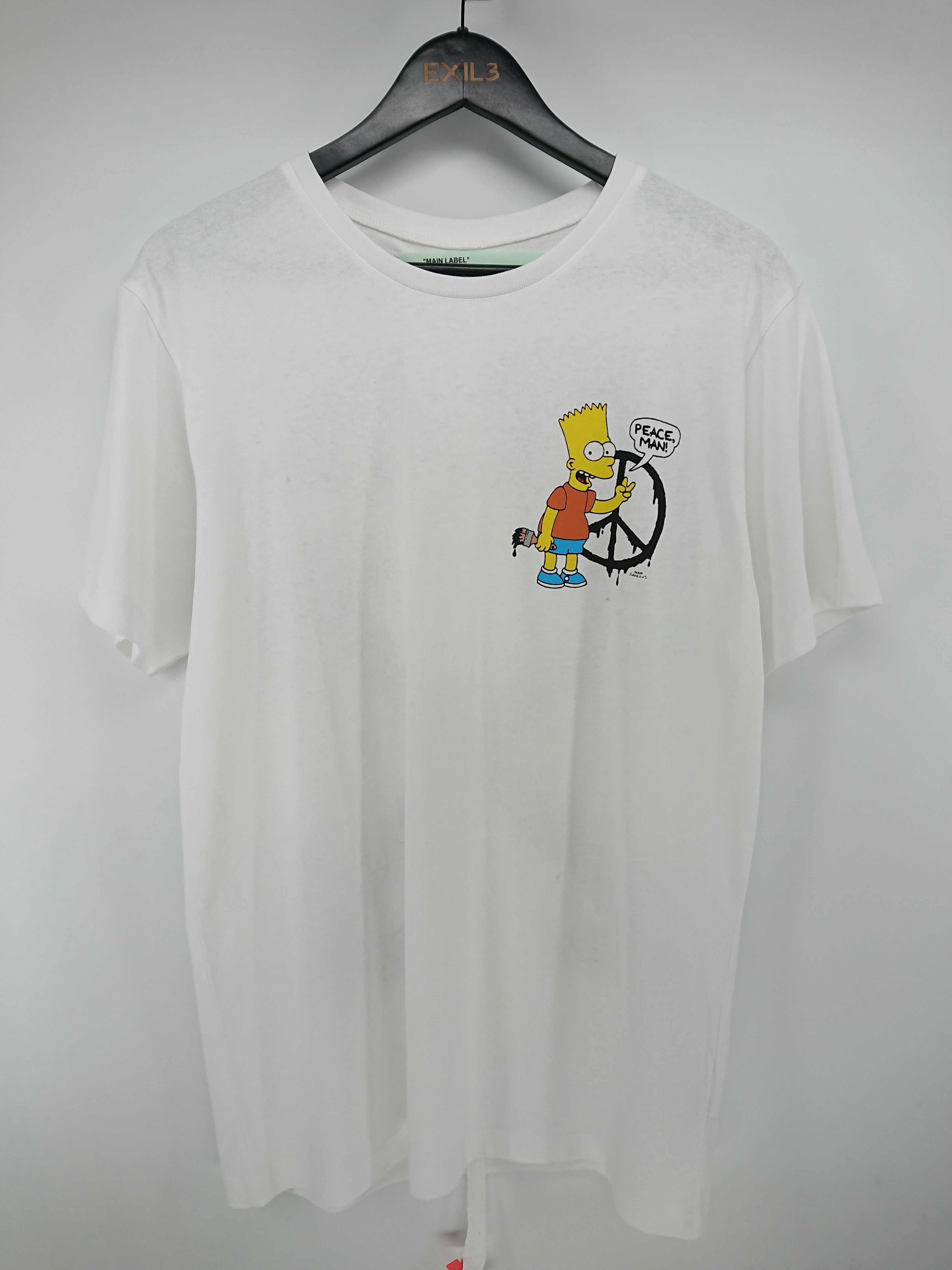 Off-White Bart Simpson Peace Tee | Grailed