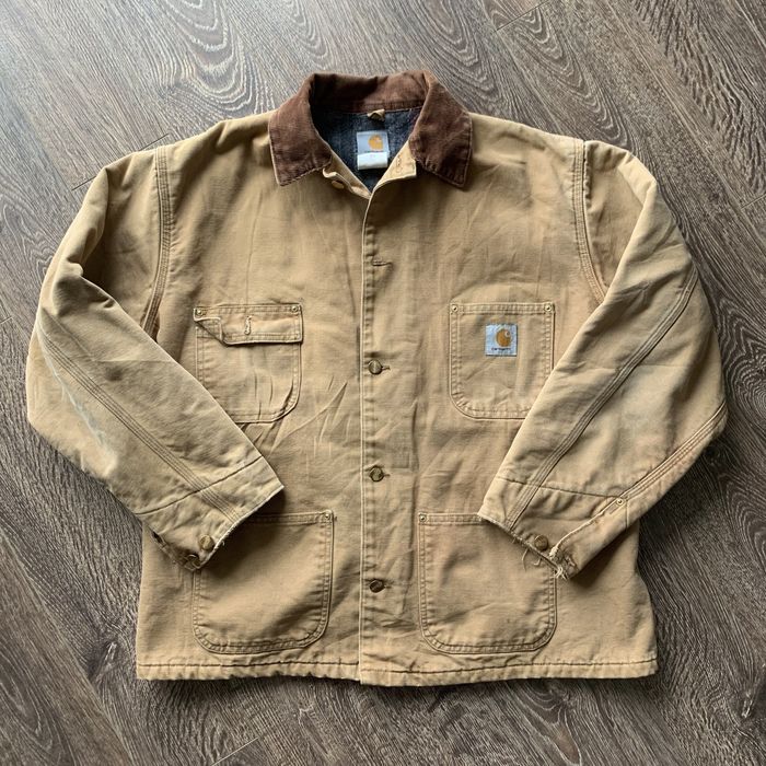 Vintage Vintage Carhartt Michigan Blanket Lined Heavy Rancher Chore ...