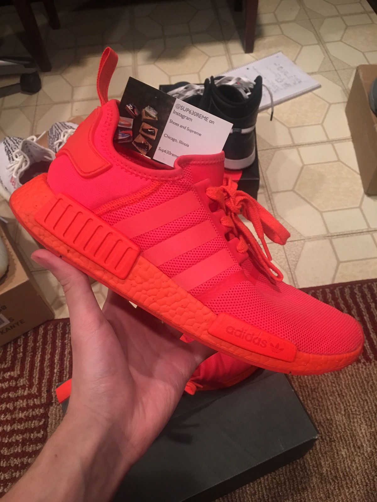 Adidas Solar Red NMD | Grailed