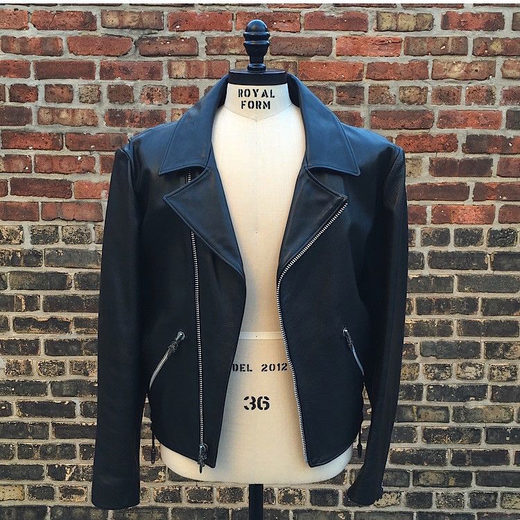 Chrome Hearts Leather Motorcycle Jacket in Black | Grailed