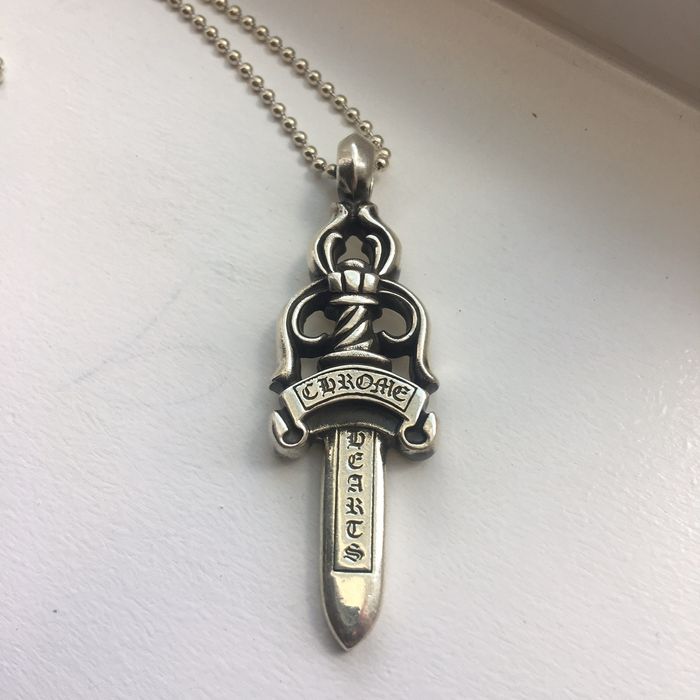 Chrome Hearts Large Dagger Pendant And Chain | Grailed