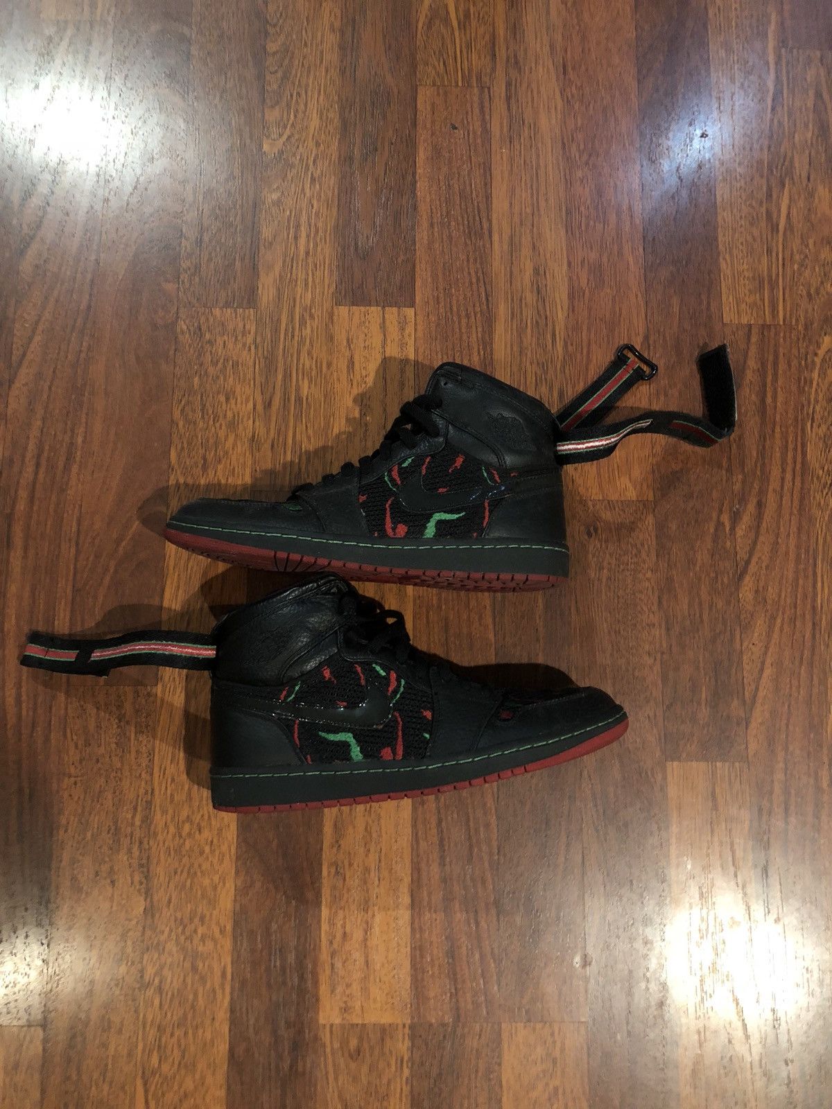 Nike × Vintage Nike Air Jordan 1 Retro High Strap “A Tribe Called Quest ...