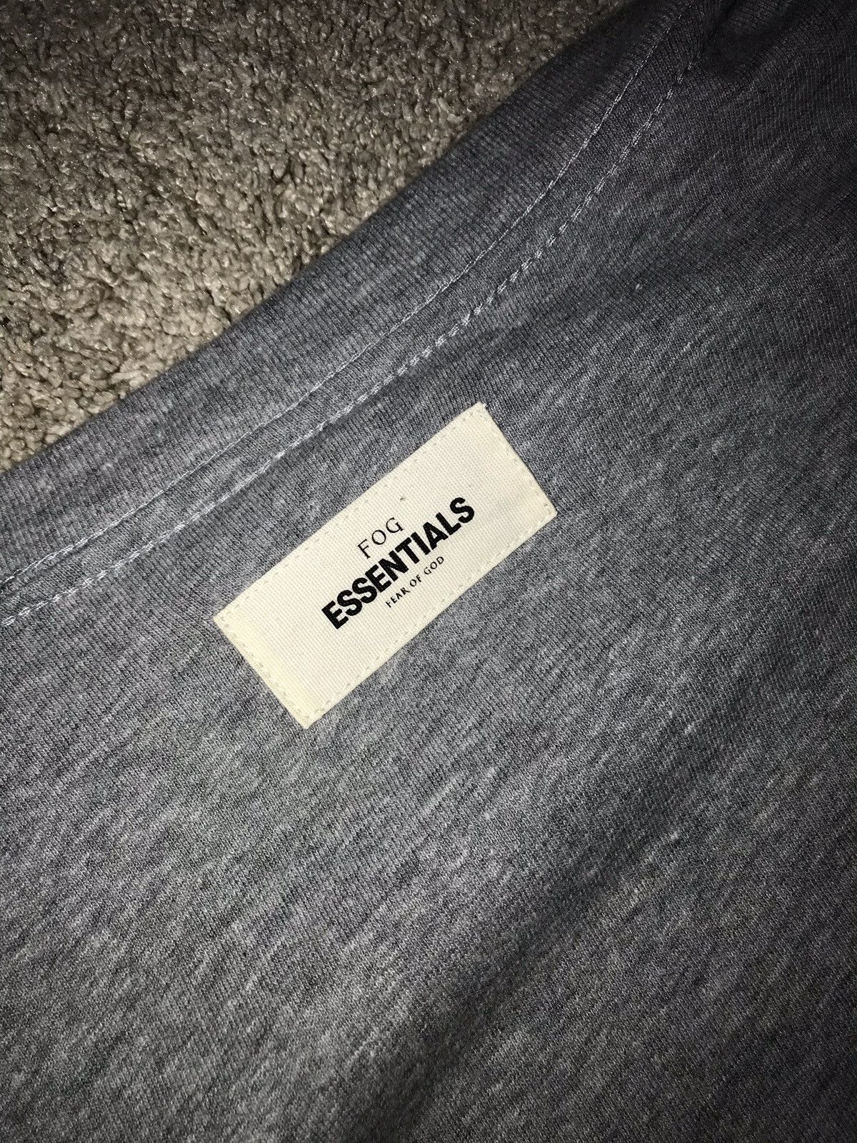 Fear of God × Pacsun FOG ESSENTIALS Grey Tee | Grailed