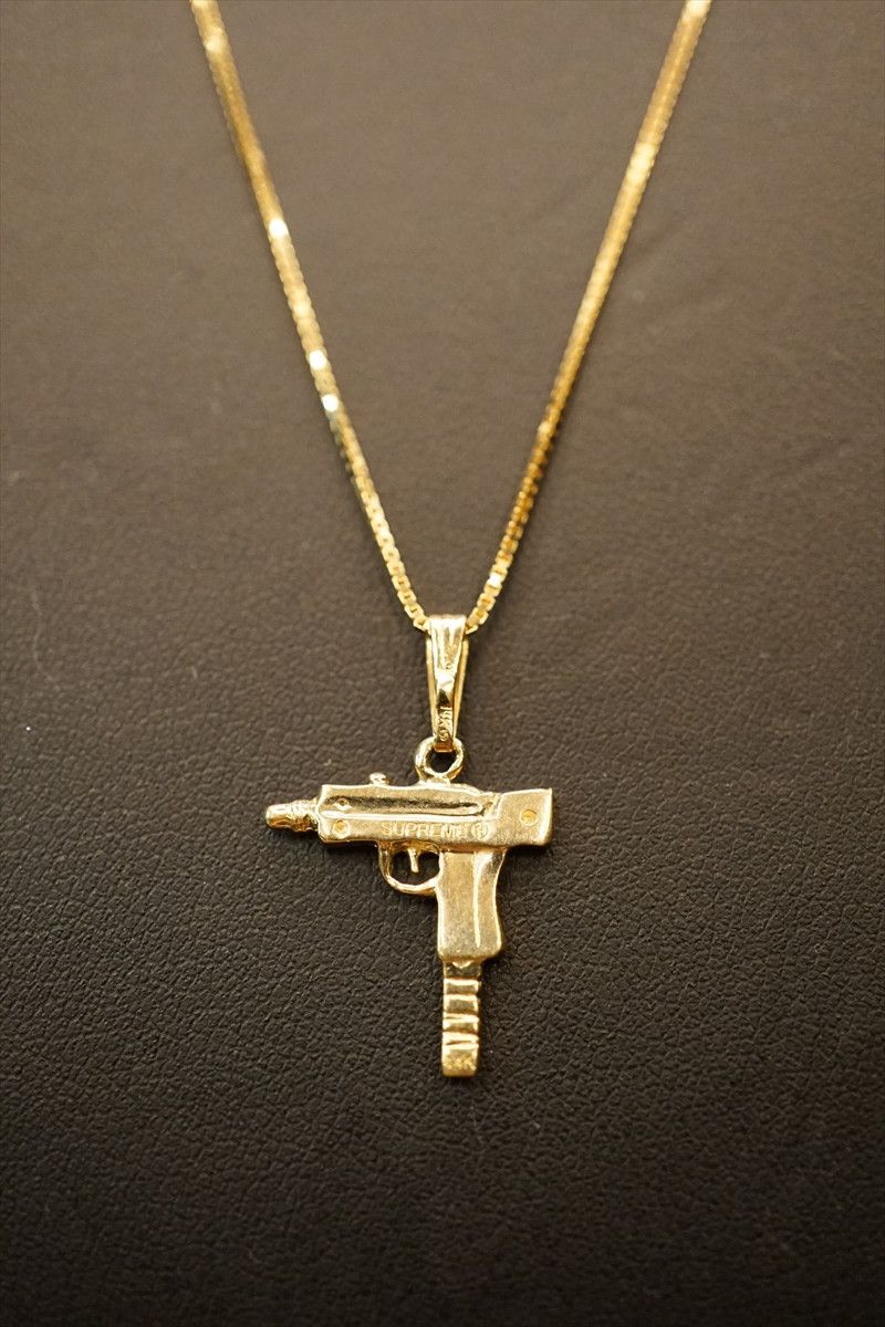 Supreme Uzi 14k Gold Pendant | Grailed