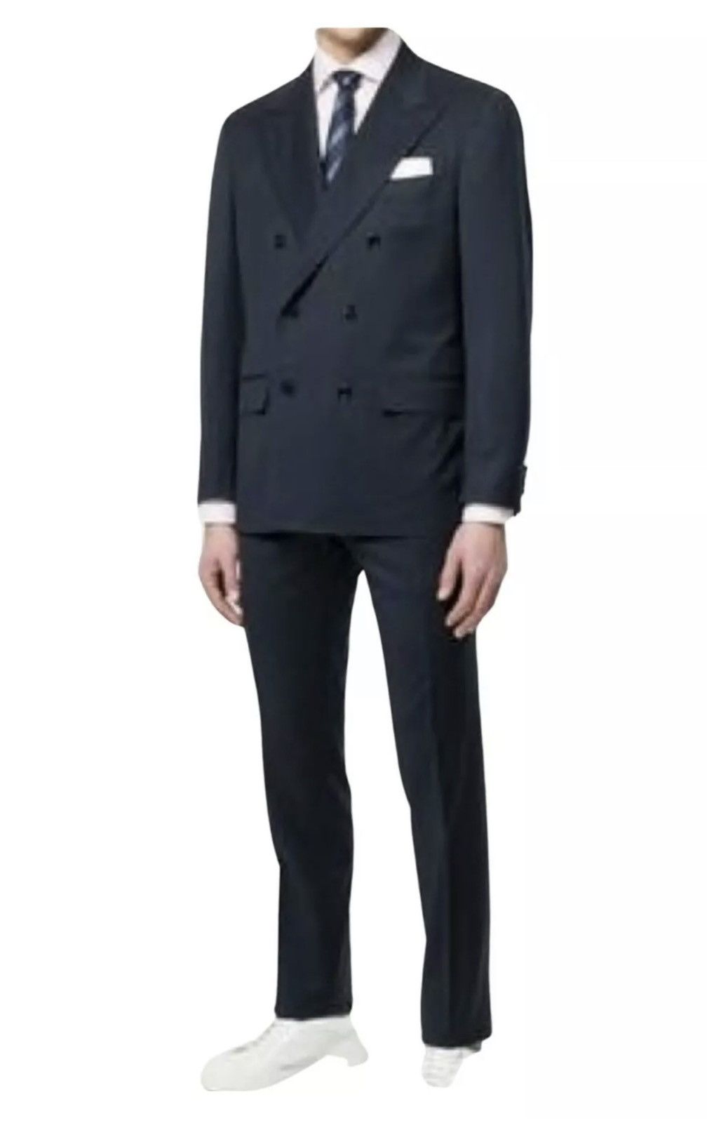 Kiton KITON DIAMANTE BLU SUPER 150'S DOUBLE BREASTED Blazer - | Grailed
