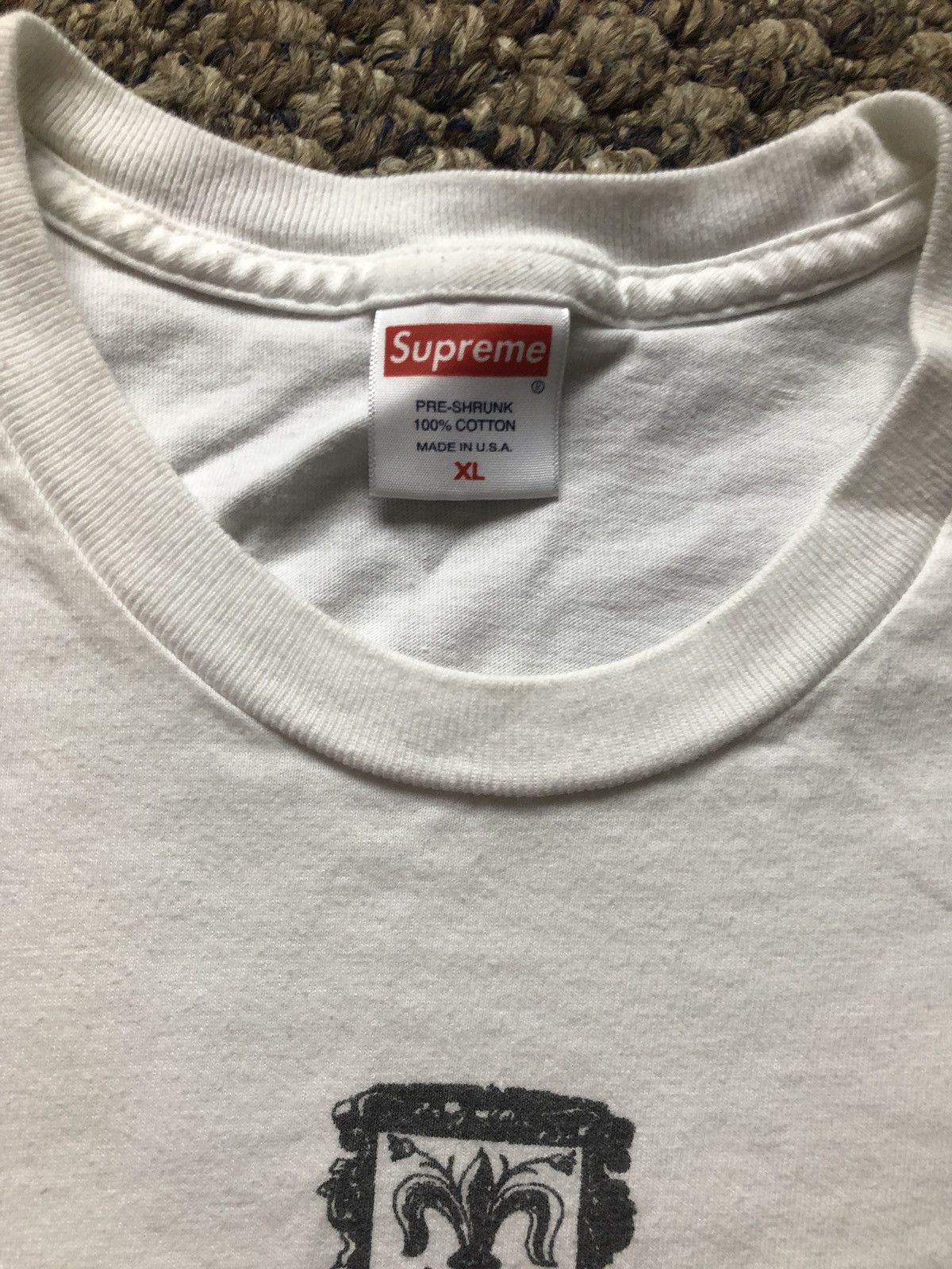 Supreme White Supreme “suprema” T Shirt | Grailed