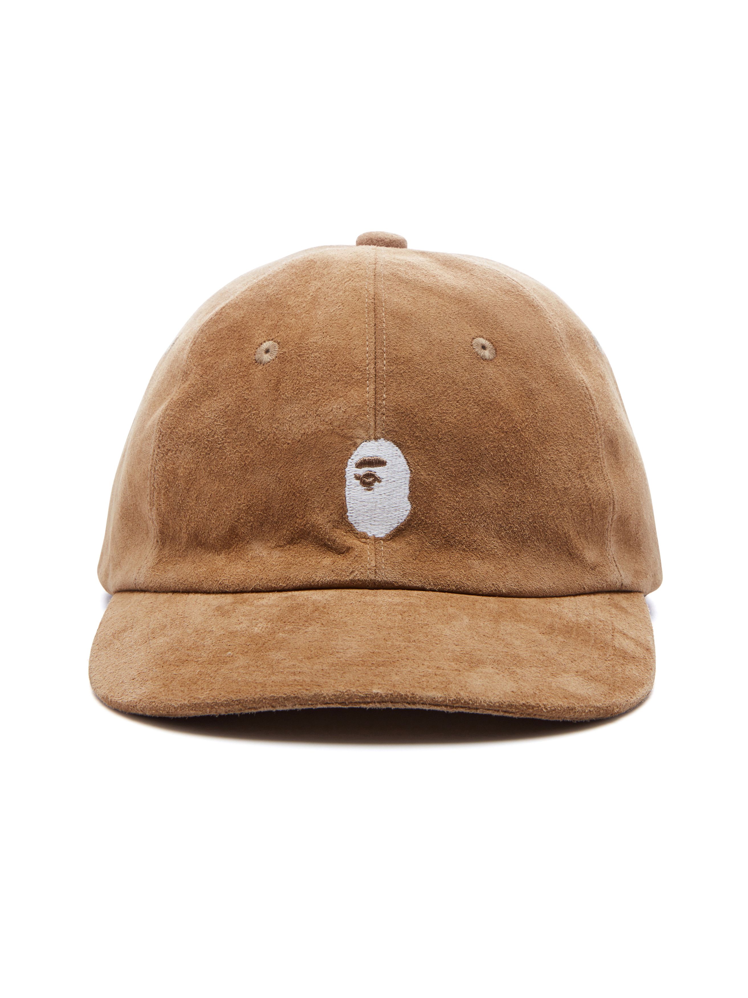 Bape Pusha T's Suede Ape Logo Cap - Tan | Grailed