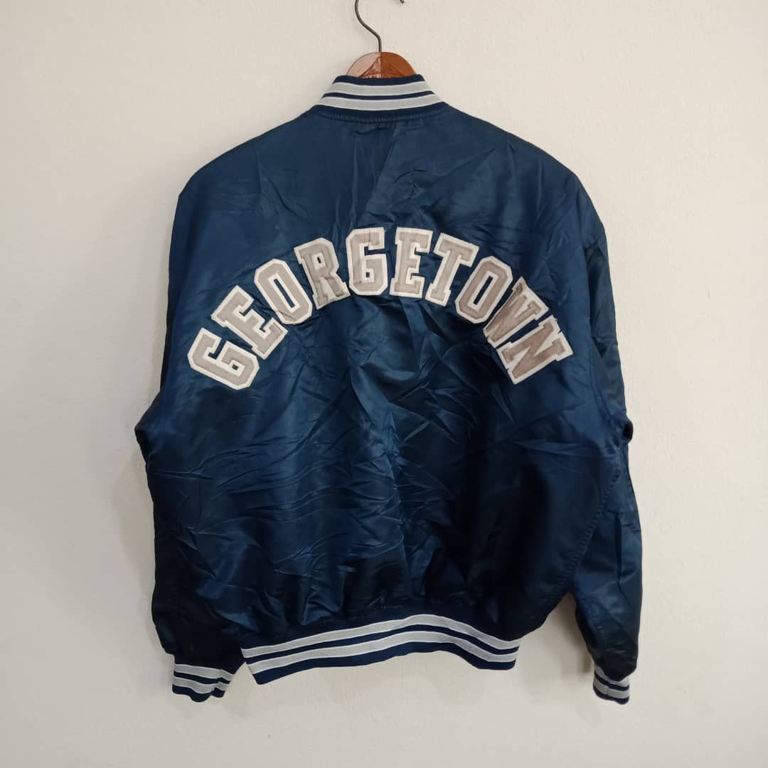 NBA × Oldvarsity/Stadium × Varsity Jacket HOYAS GEORGETOWN BASKETBALL ...