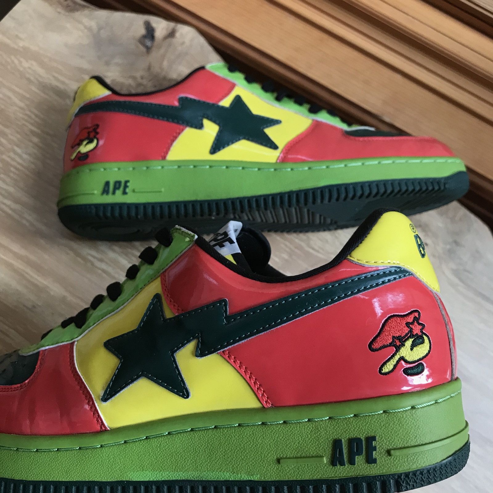 Bape Psyche Camo Bapesta #028 kanye pharrell roadsta baby milo | Grailed