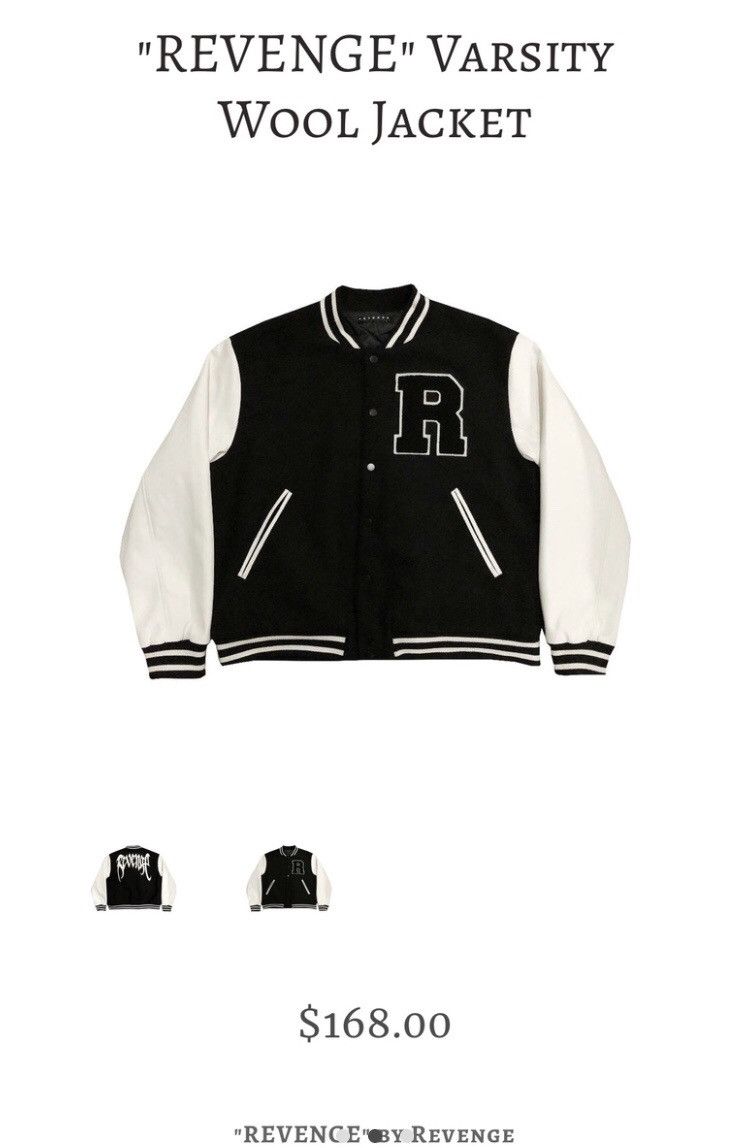 Revenge Revenge Varsity Jacket | Grailed
