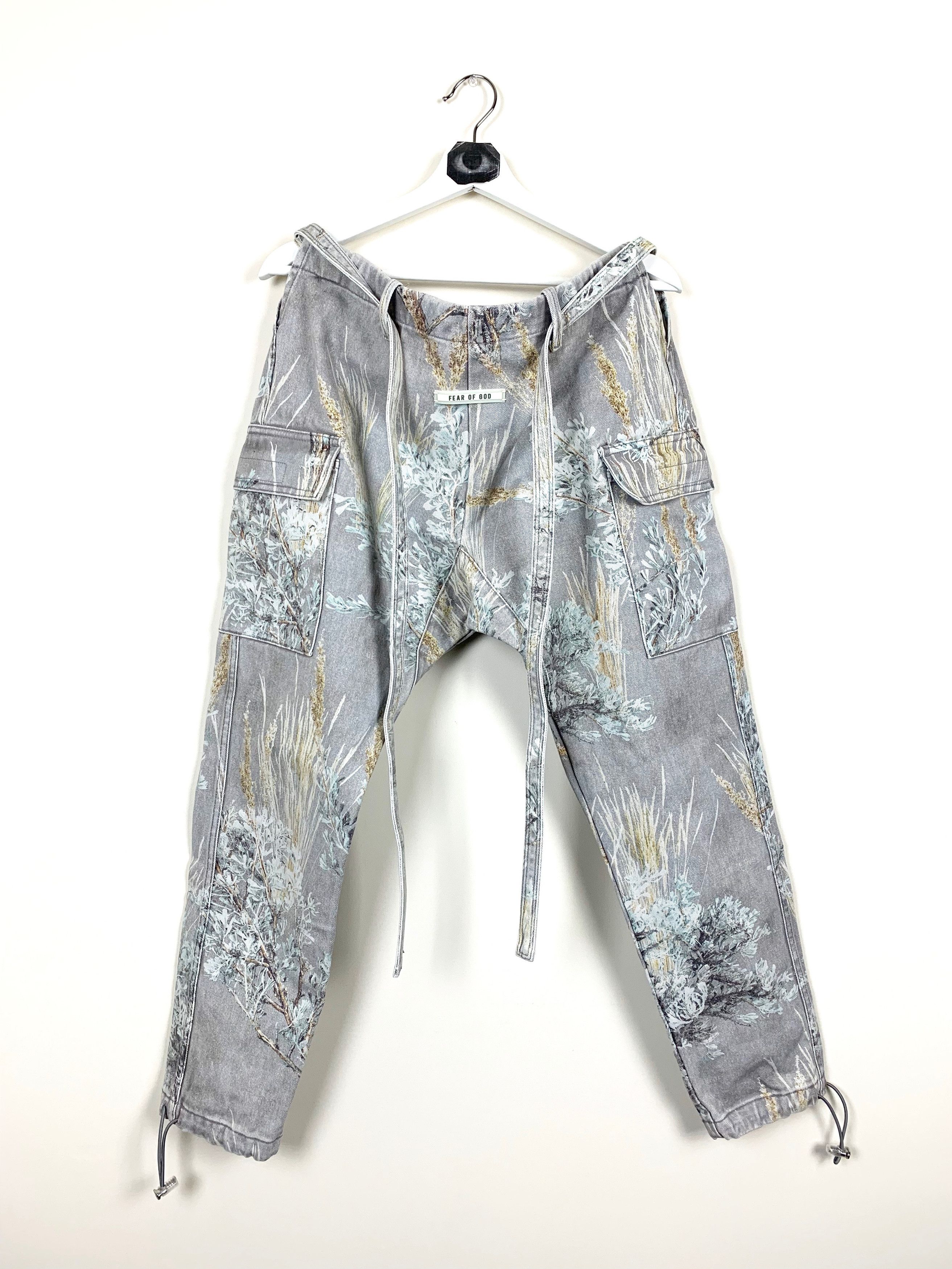 Fear of God Fear of God 6th Prairie Ghost Camo Denim Jujitsu Pants ...