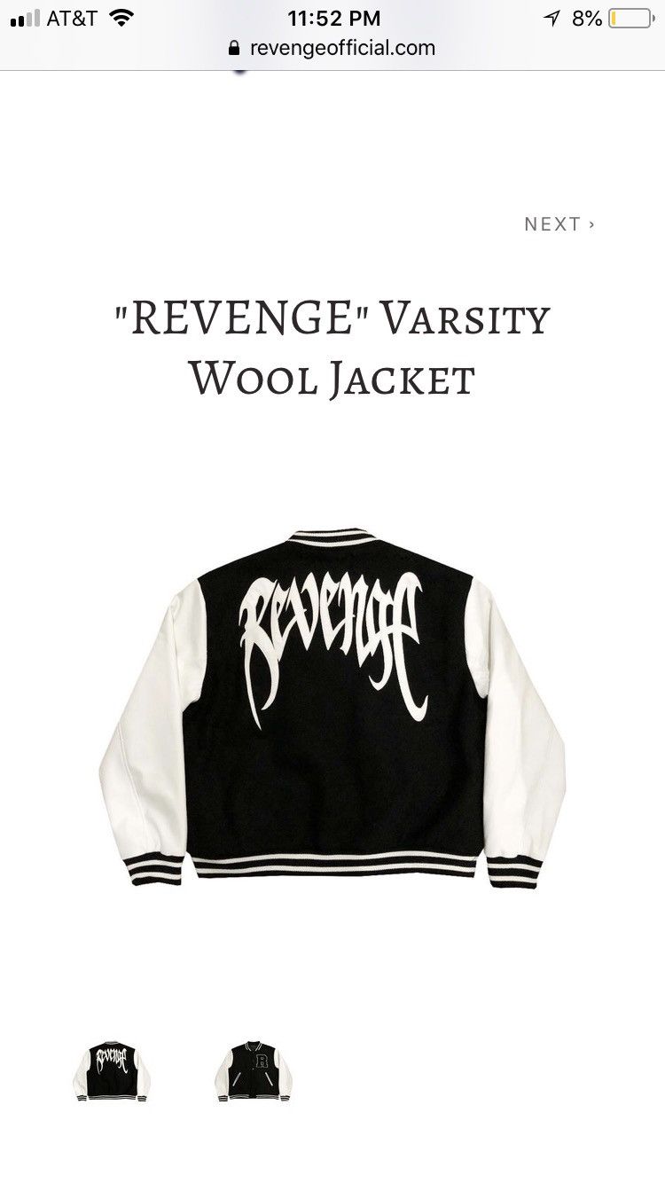 Revenge “REVENGE” Varsity Jacket | Grailed