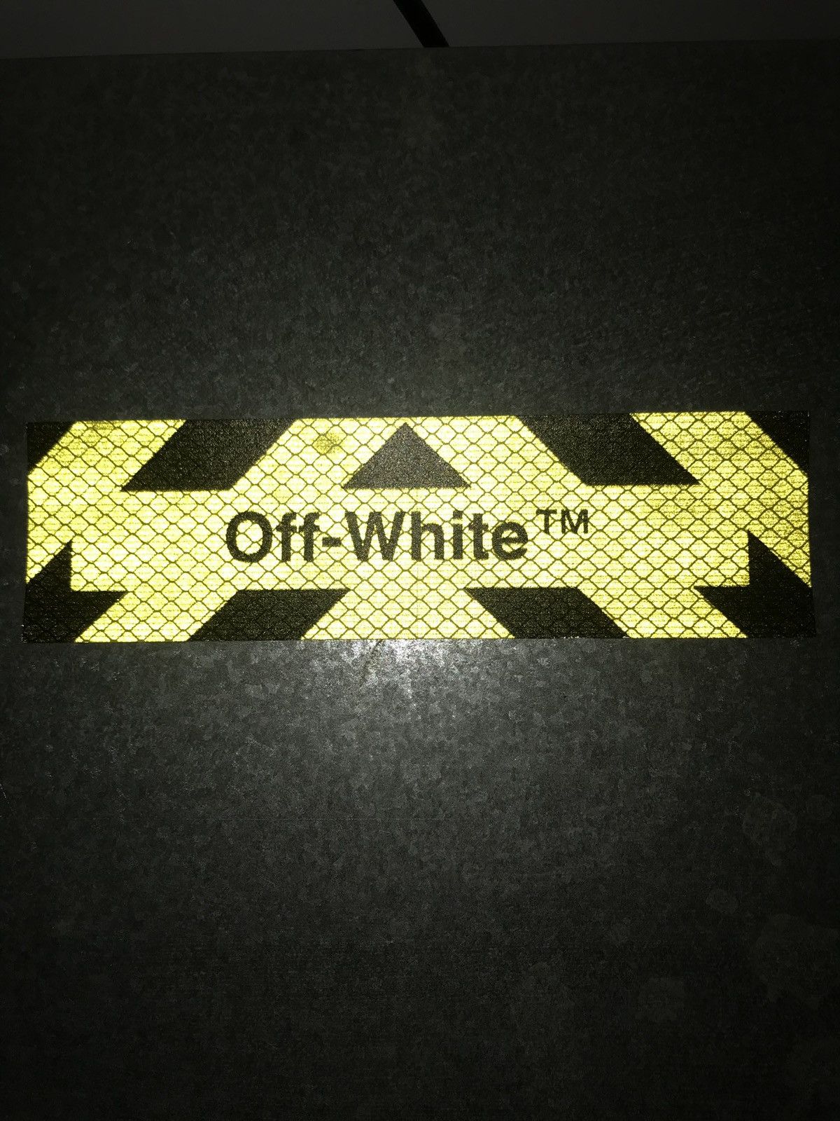 Off-White Off White Reflective Sticker | Grailed