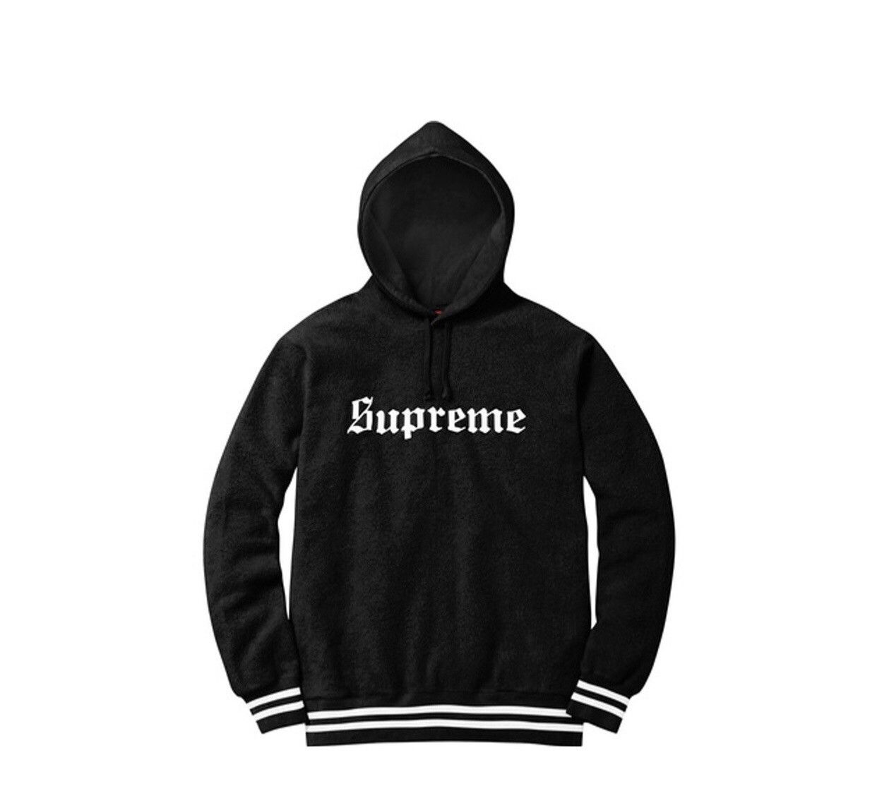 Supreme Supreme Reverse Fleece Cursive Hoodie | Grailed