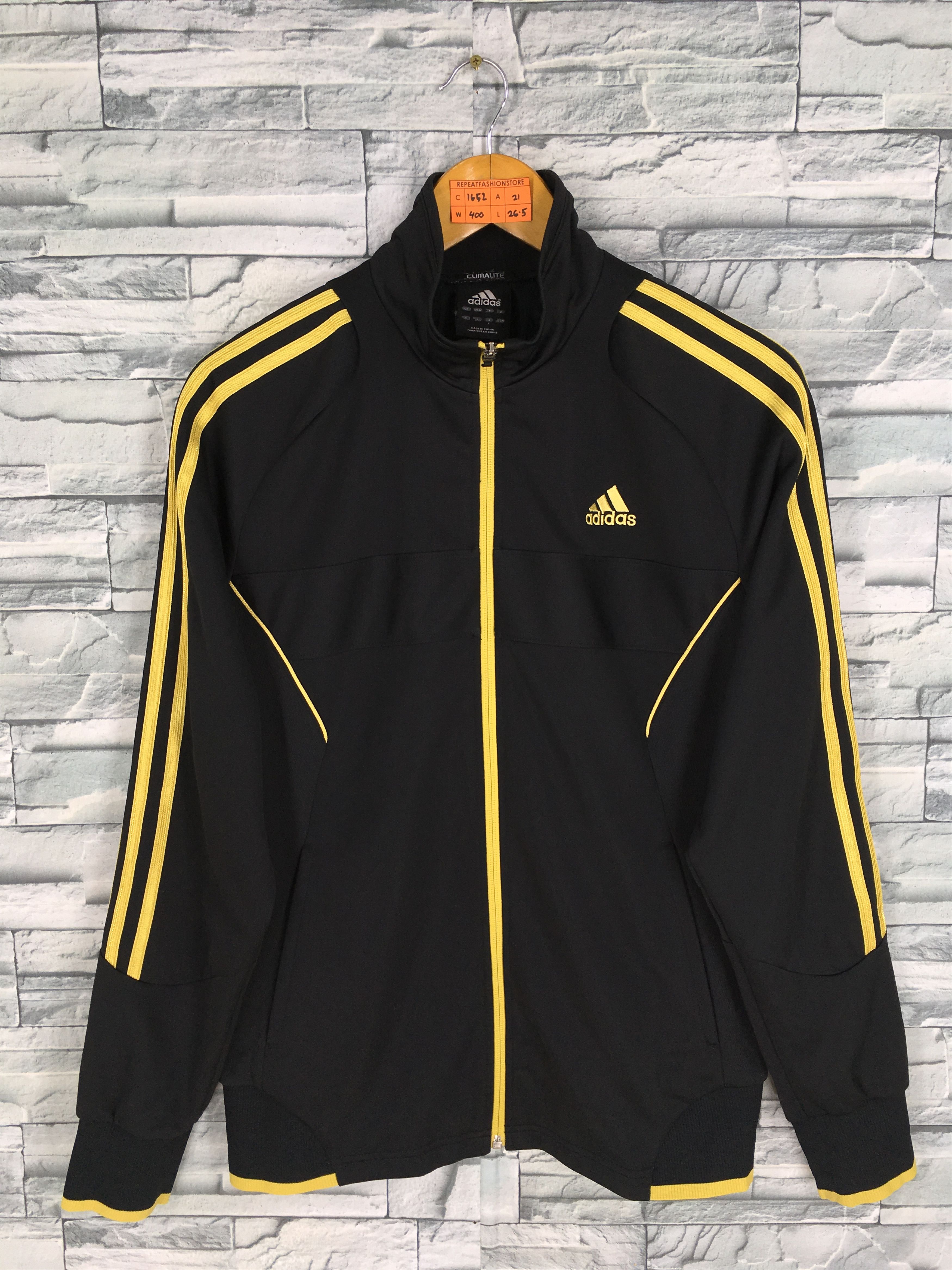Adidas ADIDAS Firebird Jacket Large Women 90's Adidas Sportswear Yellow ...
