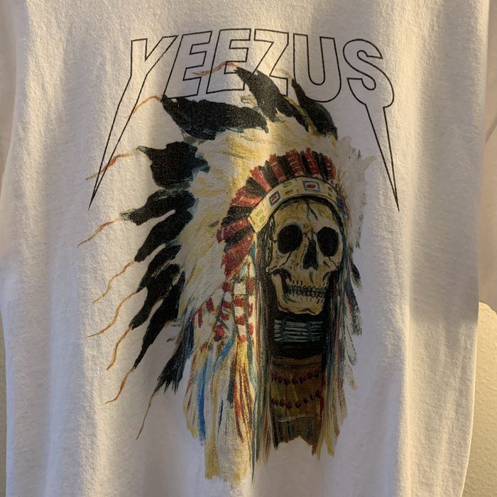 Kanye West Yeezus Tour Native American Skelton | Grailed