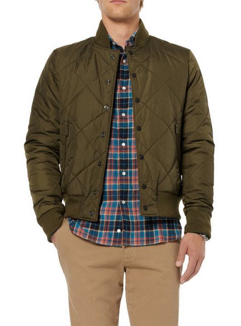 Aspesi Thermore Quilted Bomber Jacket | Grailed