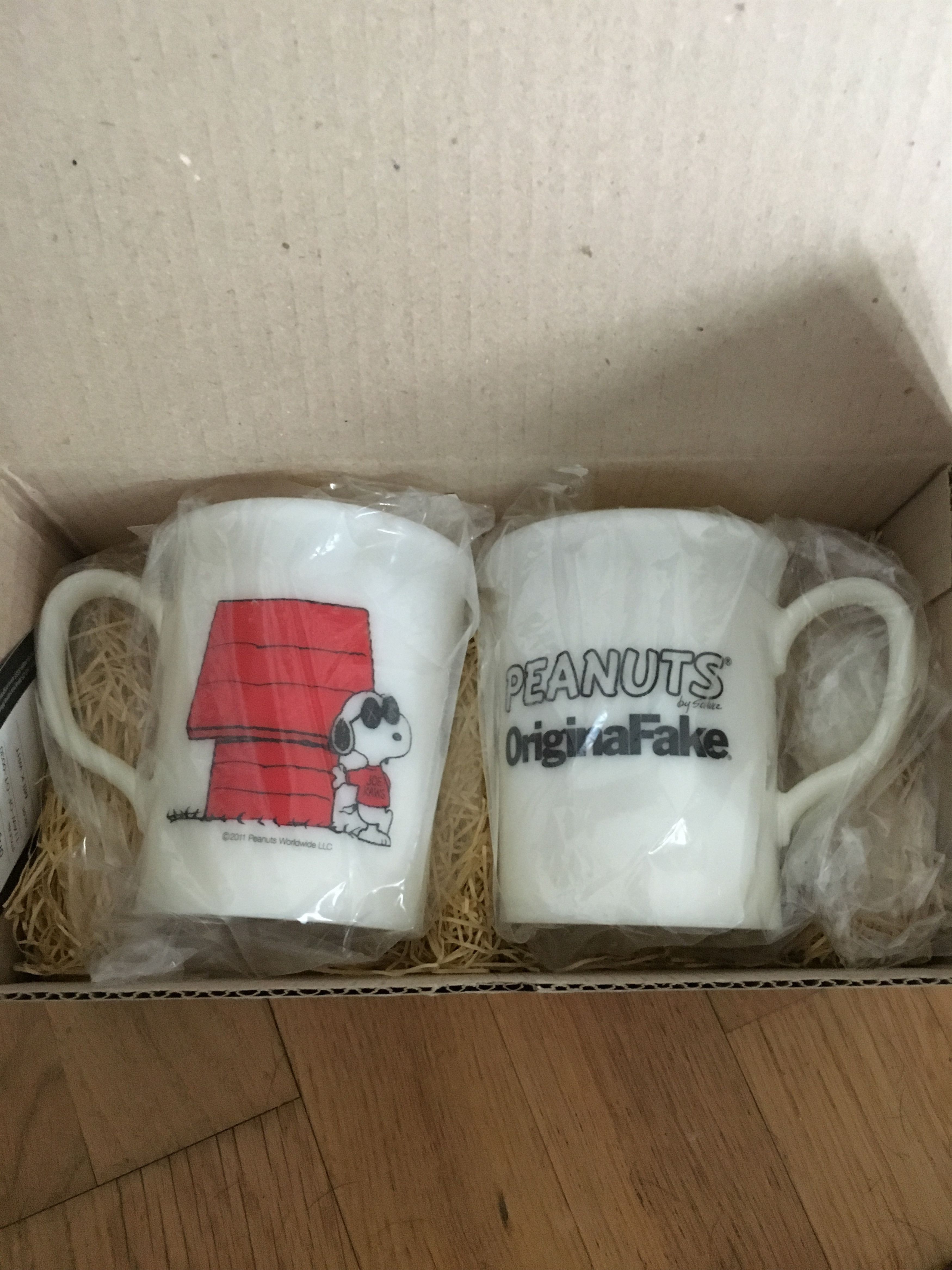 Original Fake Kaws Original Fake Peanuts Mugs Set snoopy | Grailed