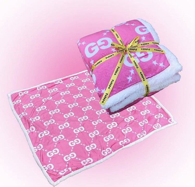 Gucci × Imran Potato Imran Potato X Gucci Pink Blanket | Grailed