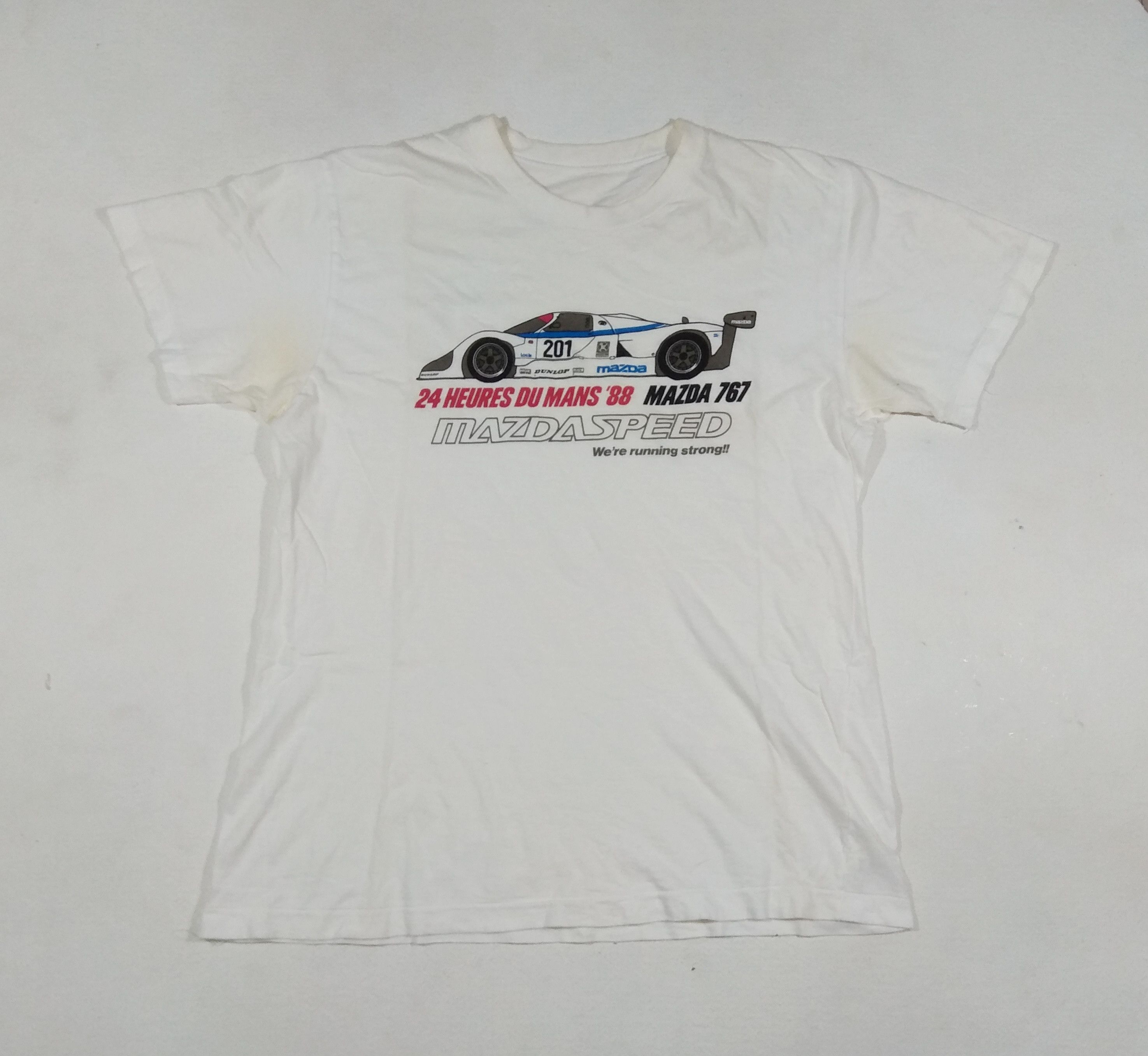 Vintage Vintage '88 MazdaSpeed 24 Heures Du Mans Racing Sport Tee | Grailed
