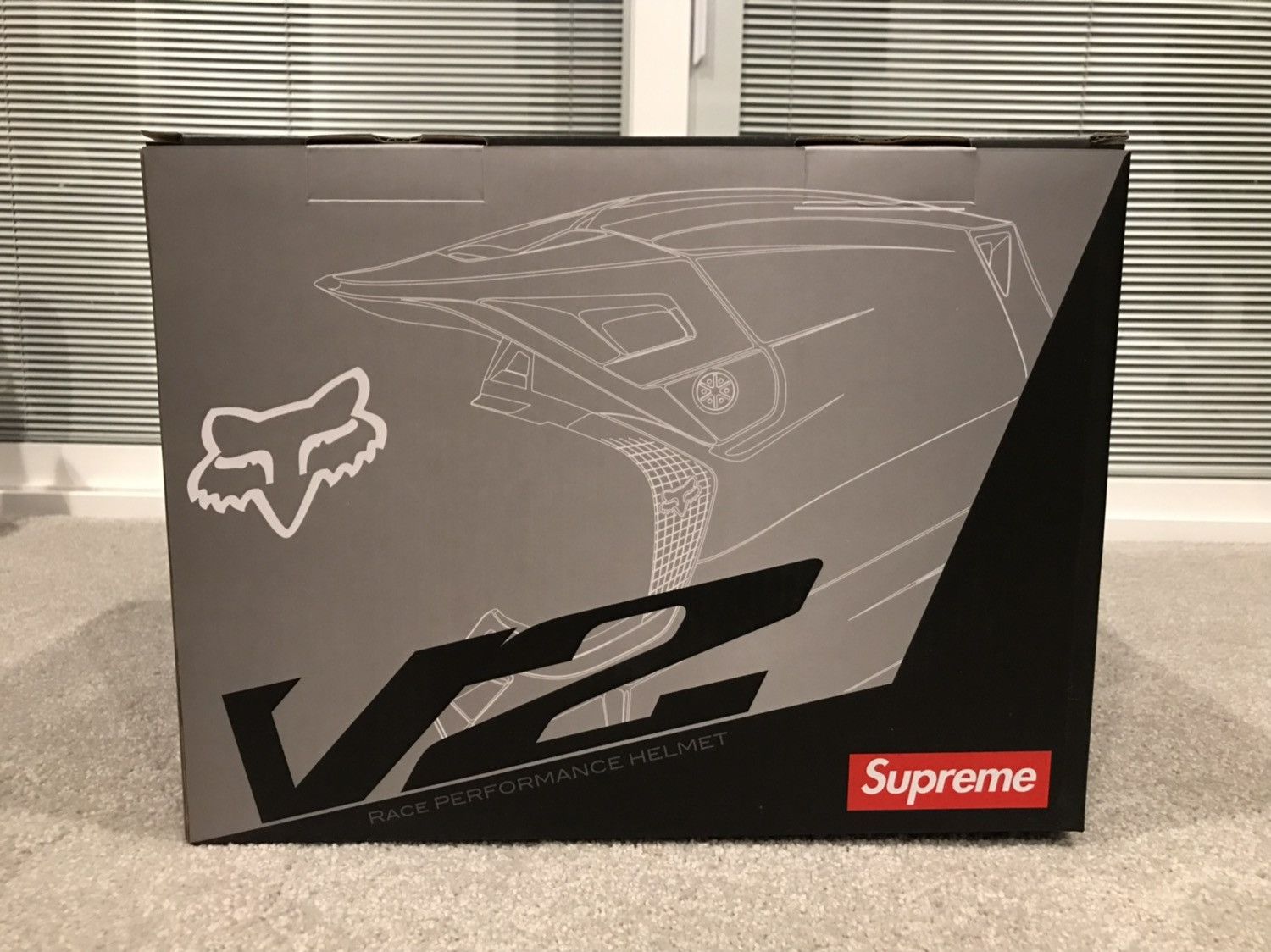 Fox Racing × Supreme Supreme Fox Racing V2 Helmet | Grailed